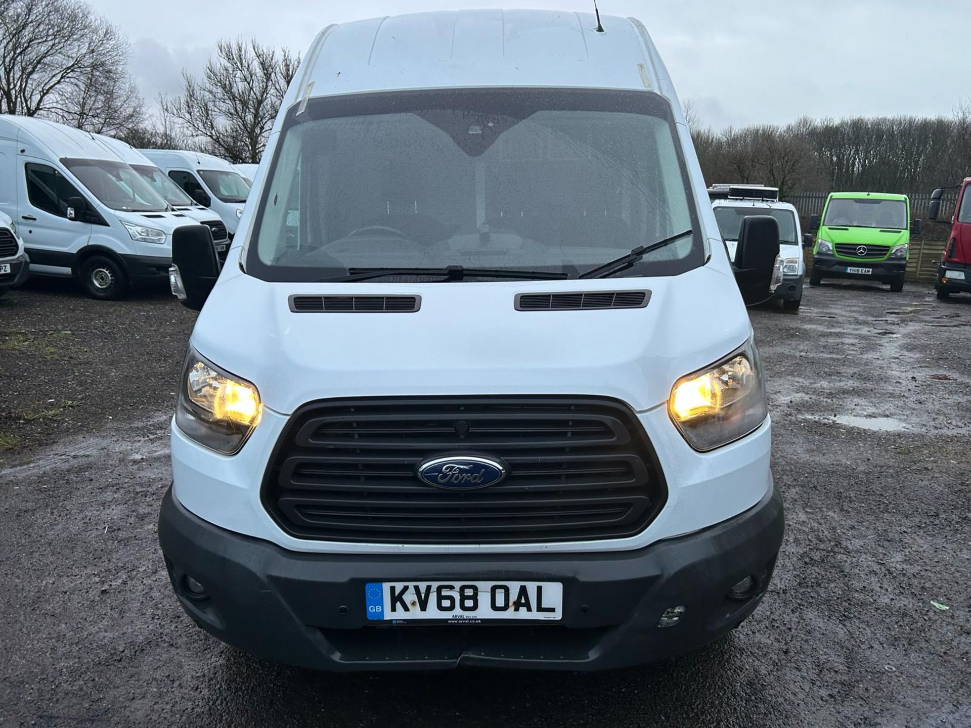 FORD TRANSIT T350 130 BHP 2018 REG KV68 OAL EURO 6 SHOWING 184104 MILES ...