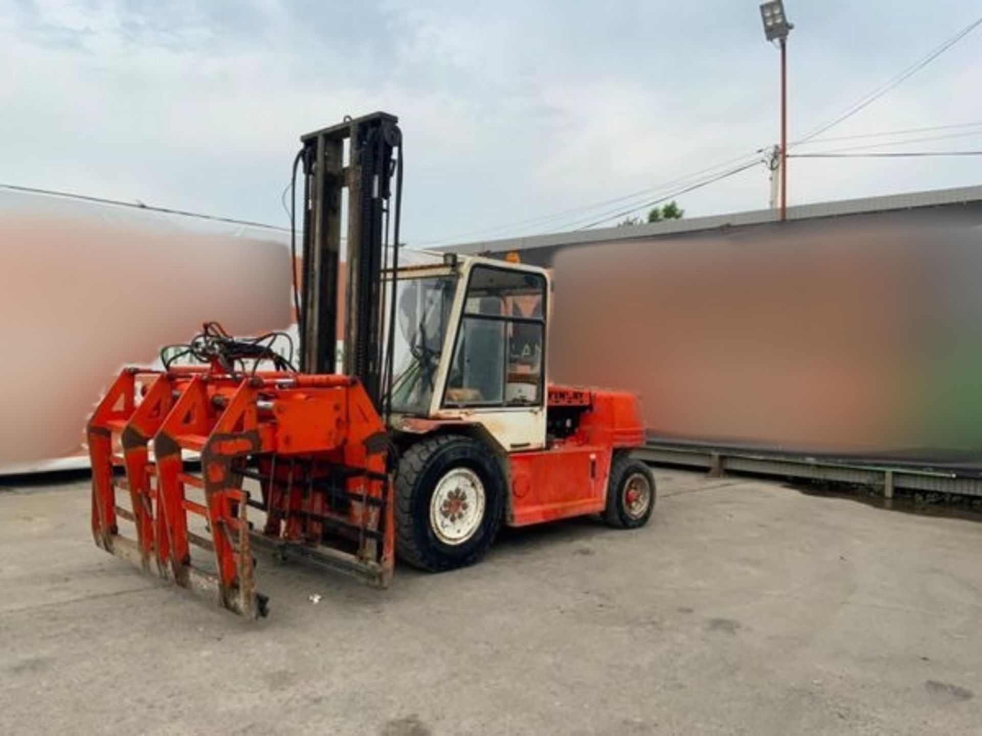1991 FINLAY F140 BLOCK YARD FORKLIFT IN VERY ORIGINAL CONDITION CLEAND ...