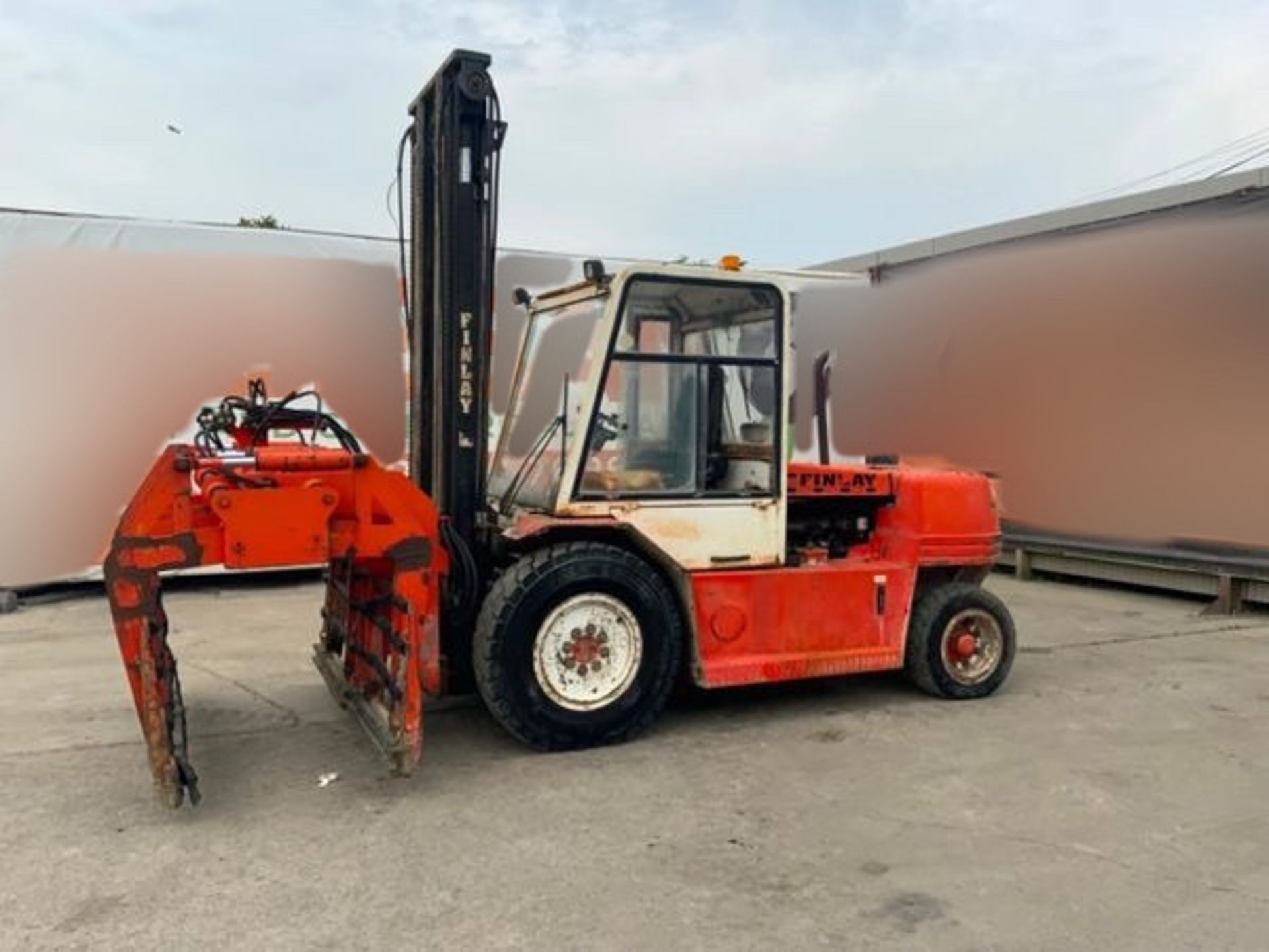 1991 FINLAY F140 BLOCK YARD FORKLIFT IN VERY ORIGINAL CONDITION CLEAND ...