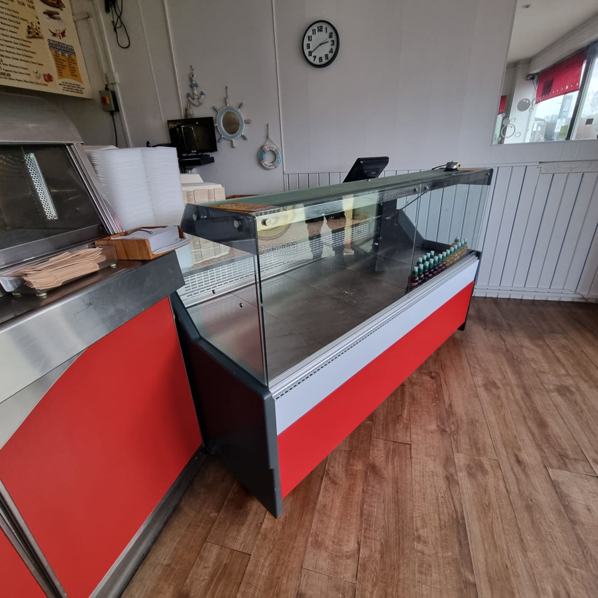 VC00040 SERVE OVER DISPLAY FRIDGE - 2 METER W AND 90 CM D - HAS GOT 2 ...