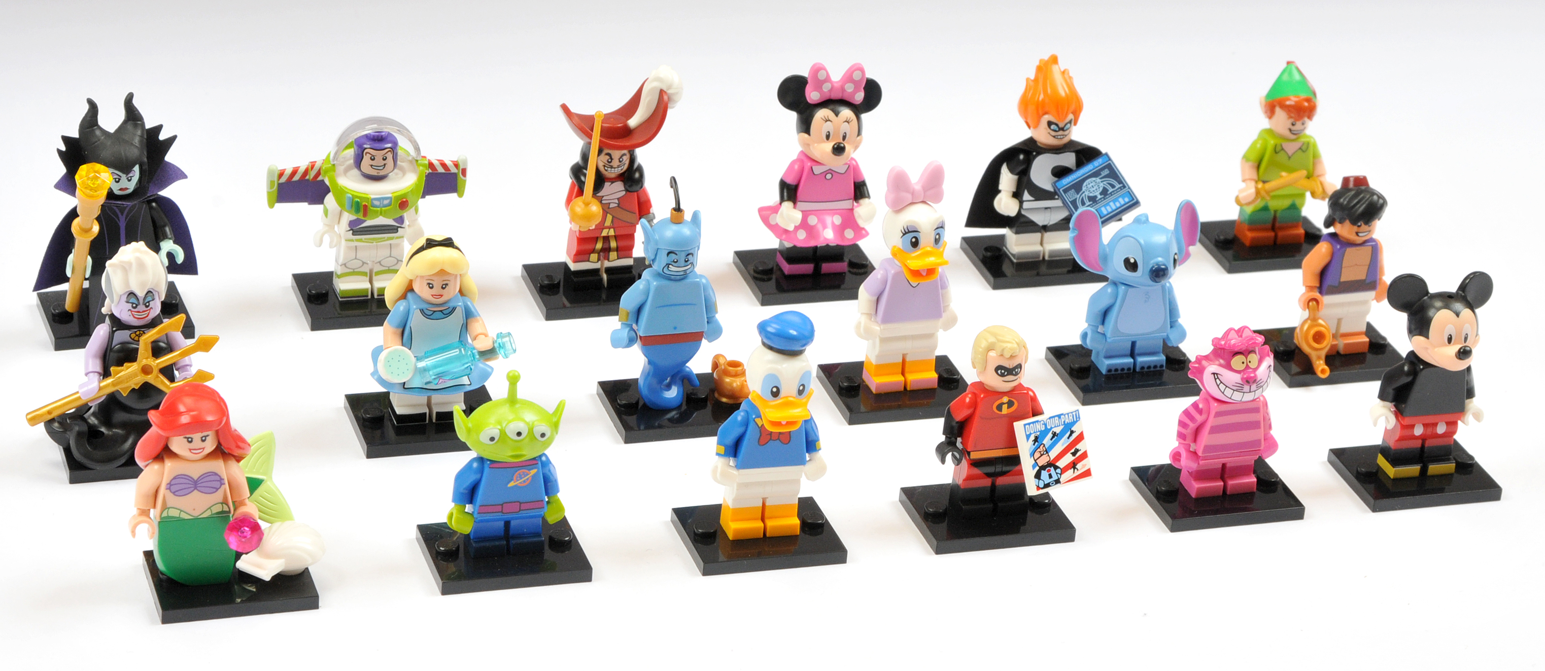 Lego 2016 Disney Series 1 Full Set 71012 Minifigures including Captain ...