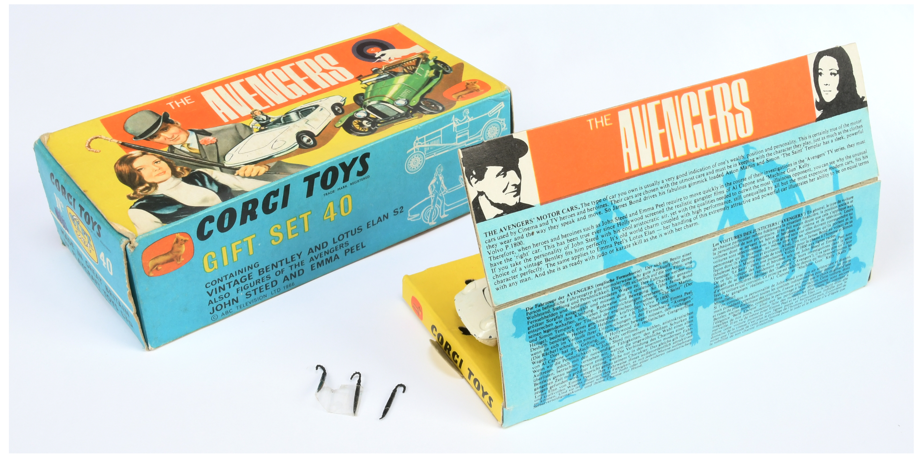 Corgi Toys GS40 "The Avengers" Gift Set - (1) "John Steeds" Vintage ...