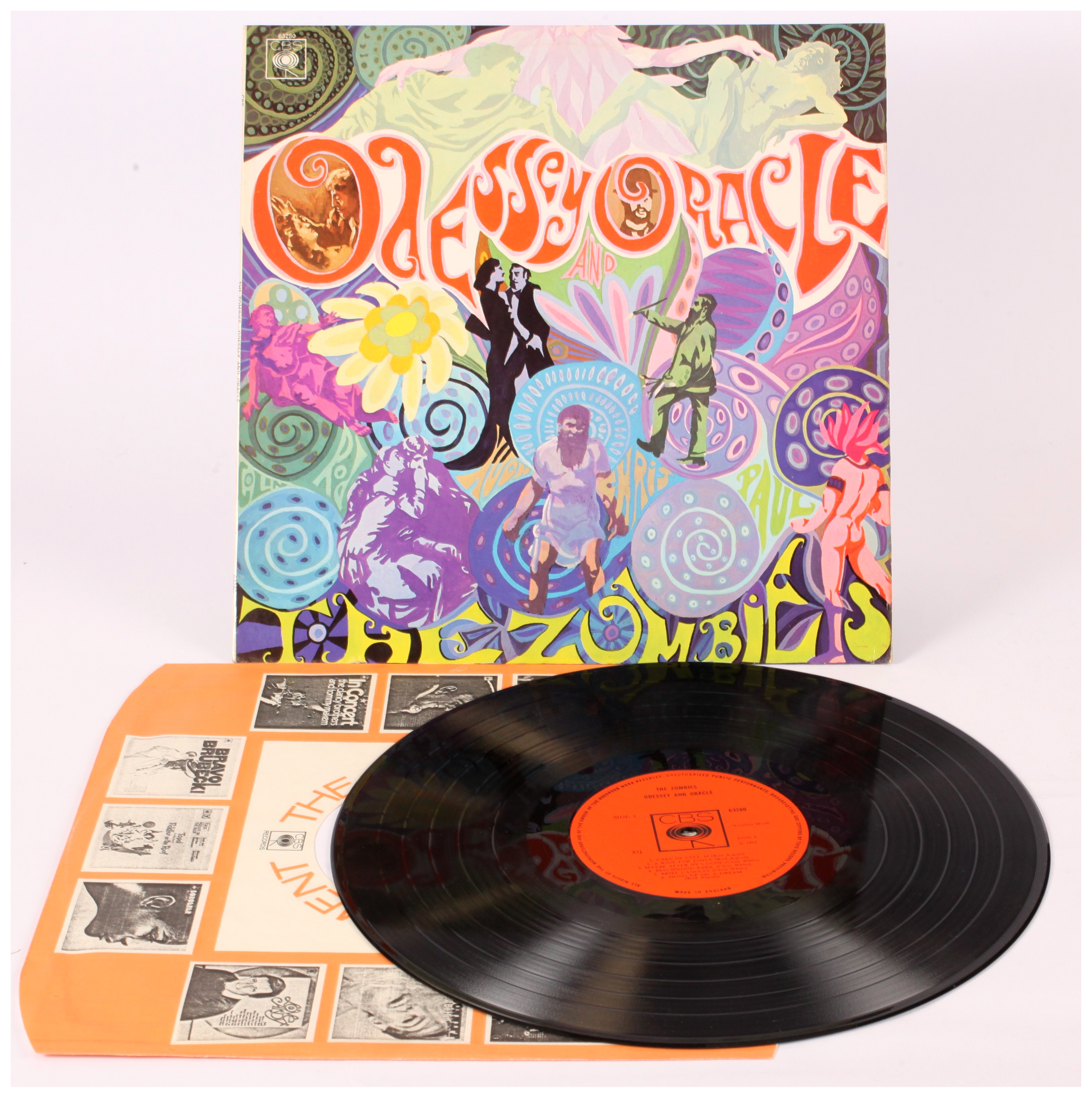 The Zombies - Odessey And Oracle (1967 UK Mono 1st Press, CBS - 63280 ...