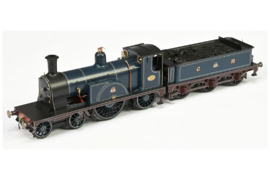 O Gauge Kit Built 4-2-2 Caledonian Railway 123 Loco & Tender. Very well ...