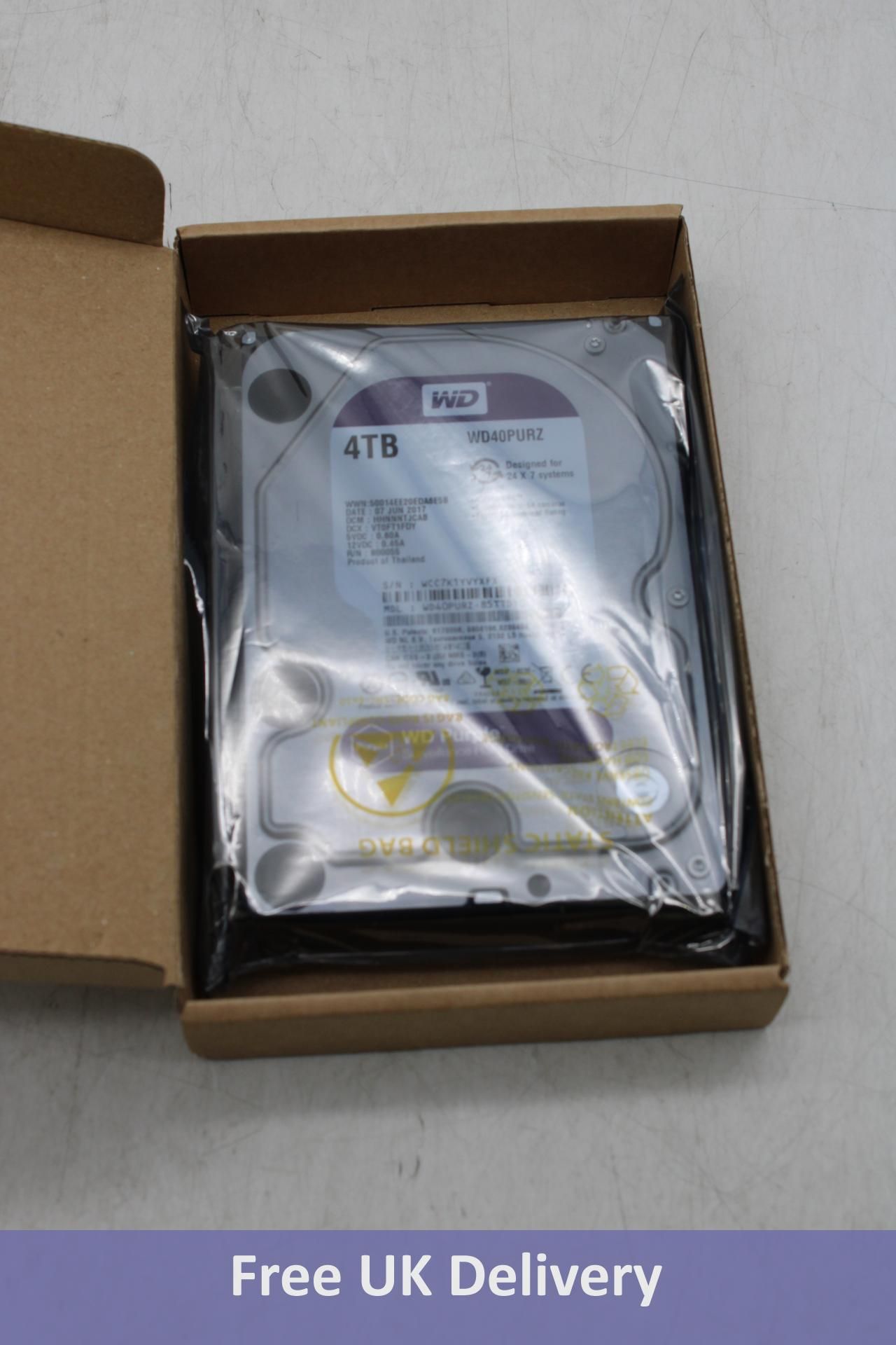 Western Digital Purple 4TB Hard Drive, WD40PURZ