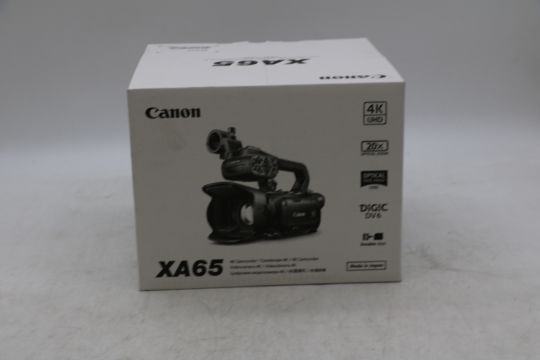 Canon XA65 Professional 4K Camcorder. RRP £2090