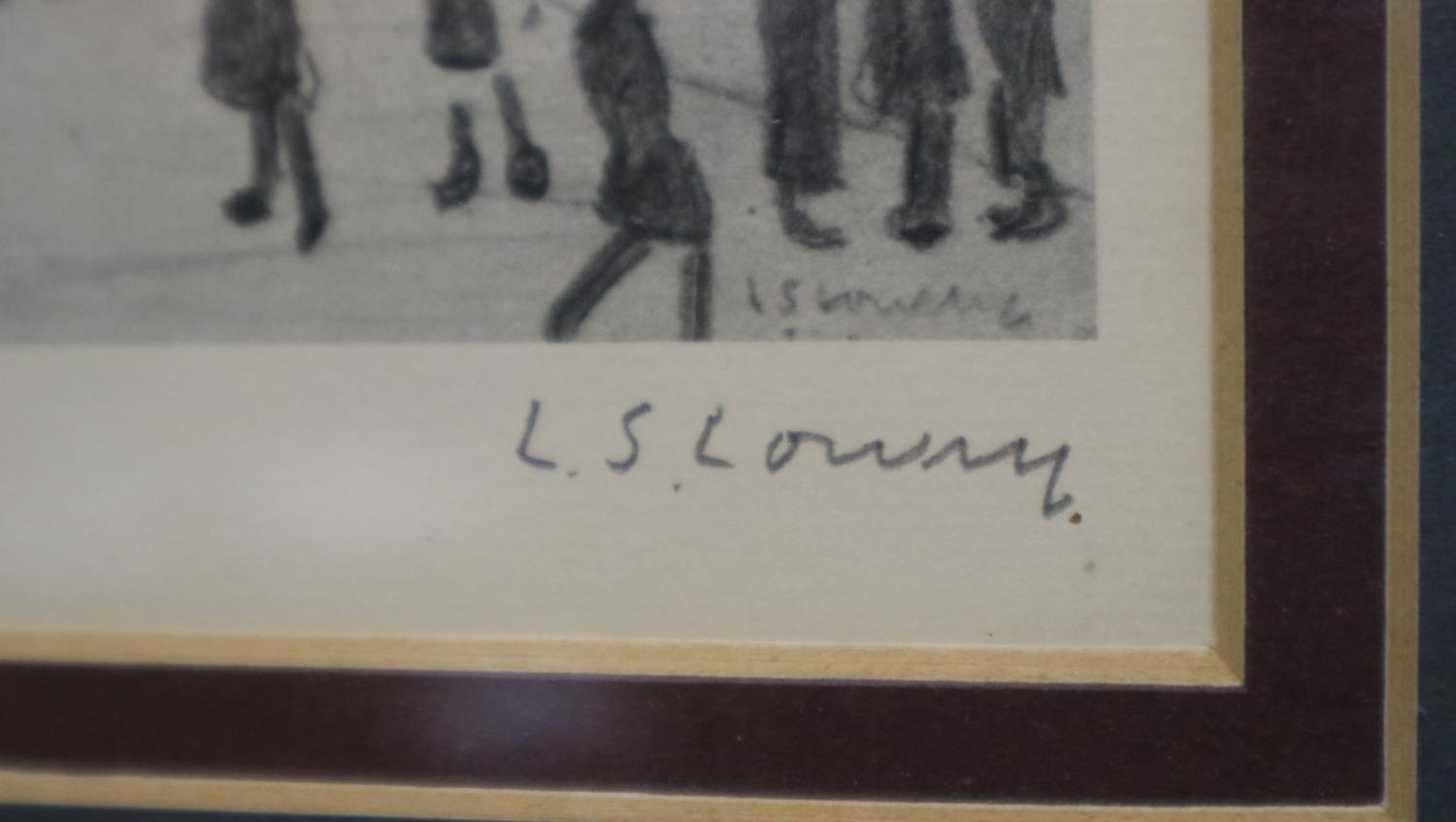 Lawrence Stephen Lowry RBA RA (1887-1976): artist signed limited offset ...