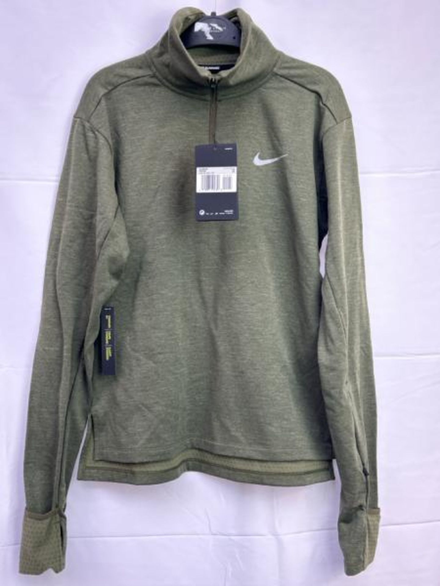 WOMENS NEW NIKE THERMA SPHERE DRI FIT 1/2 HALF ZIP ATHLETIC TOP / XS ...