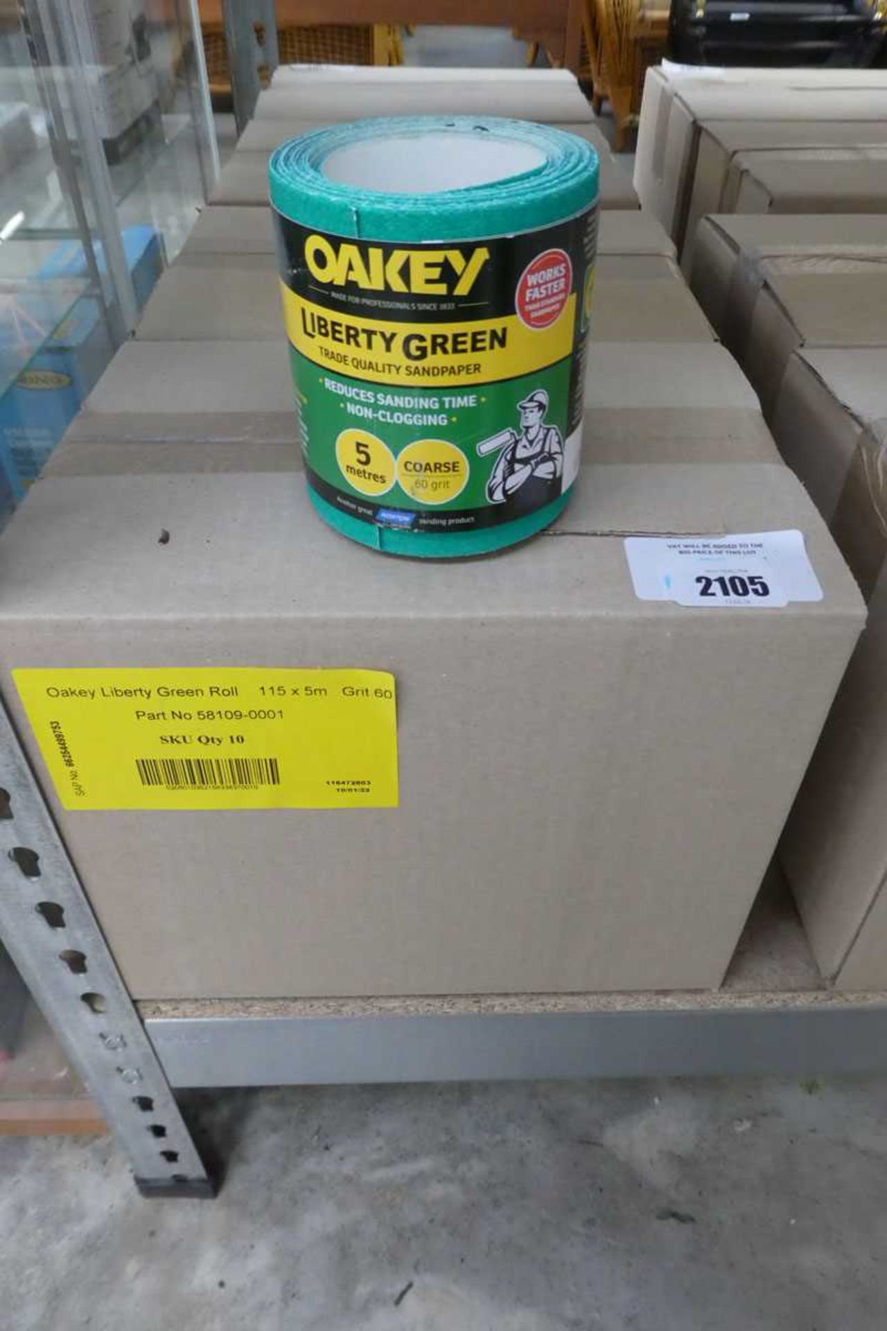 { Choice of lots: 2063, 2064 } +VAT 2 boxes containing 10 rolls each of ...
