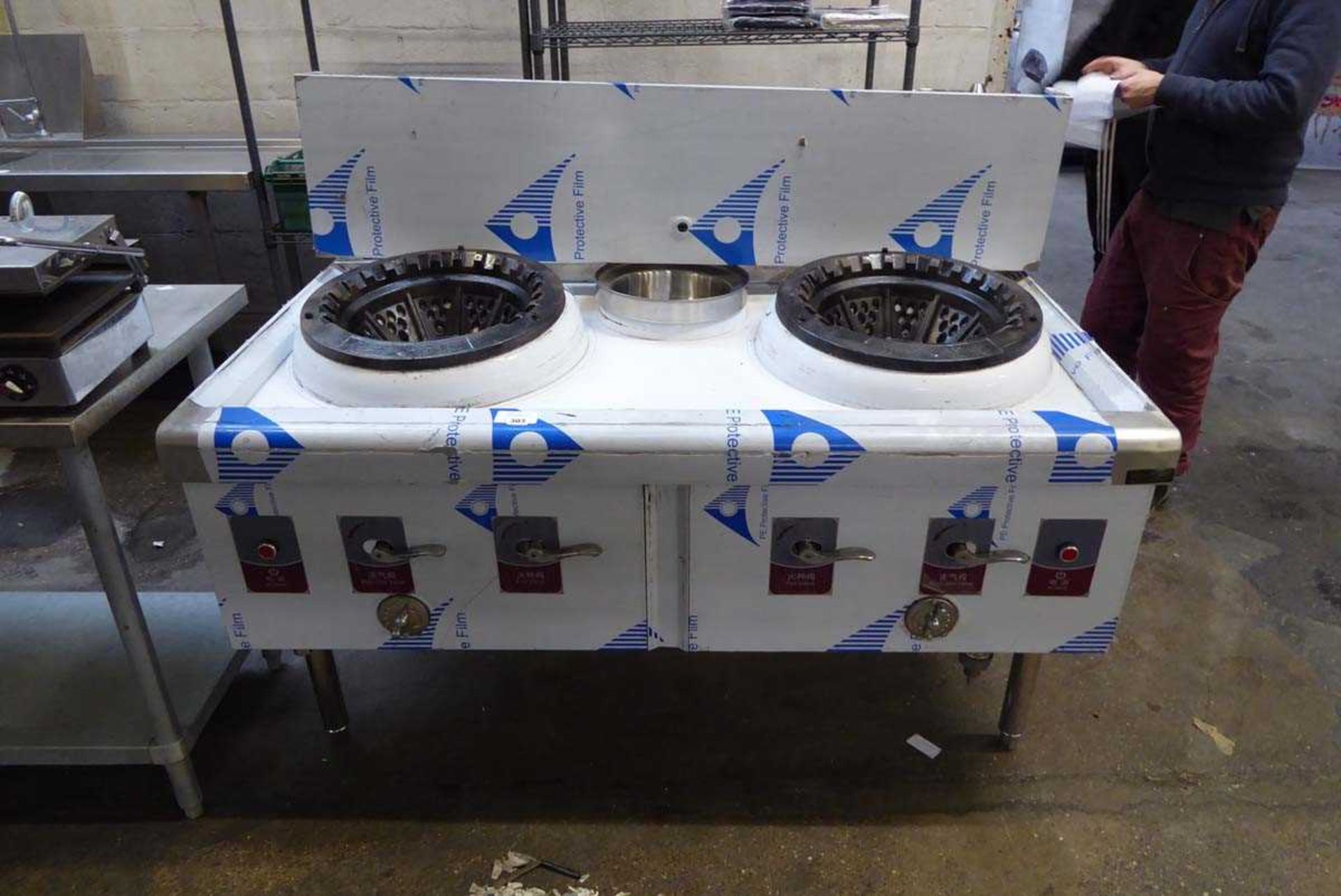 +VAT 150cm gas Asian wok cooker