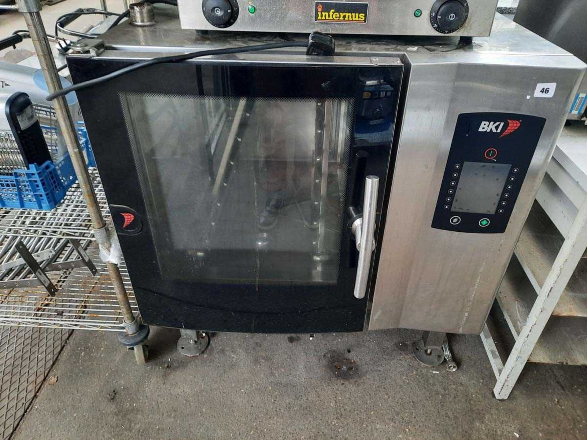 90cm electric Houno CPE1.O6 6 grid combination oven