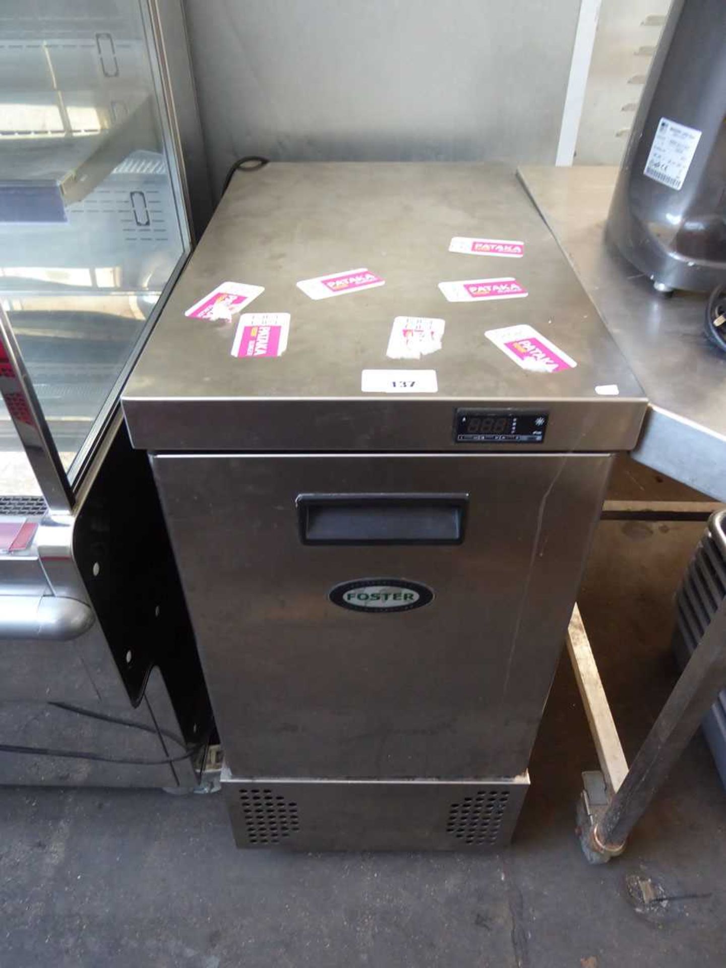 +VAT 45cm Foster under counter milk fridge
