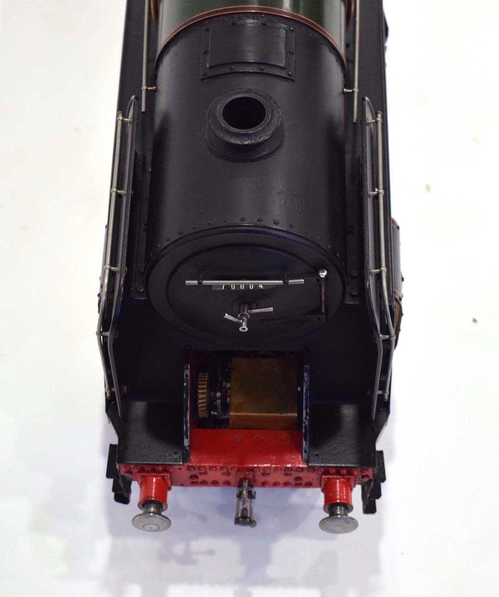 A 3.5 inch gauge steam driven 4-6-2 locomotive and tender modelled as ...