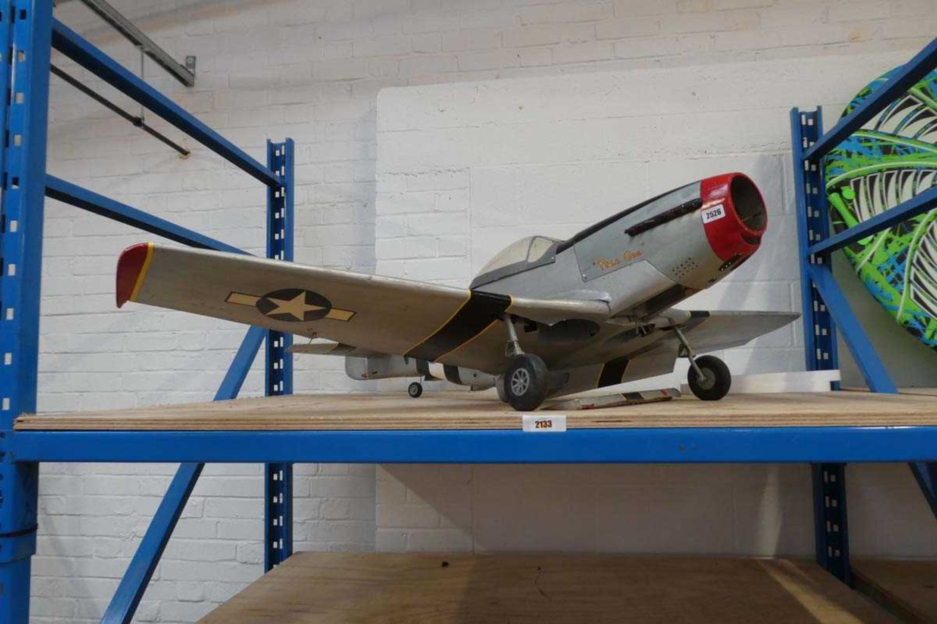 Remote controlled airplane in form of Hurricane