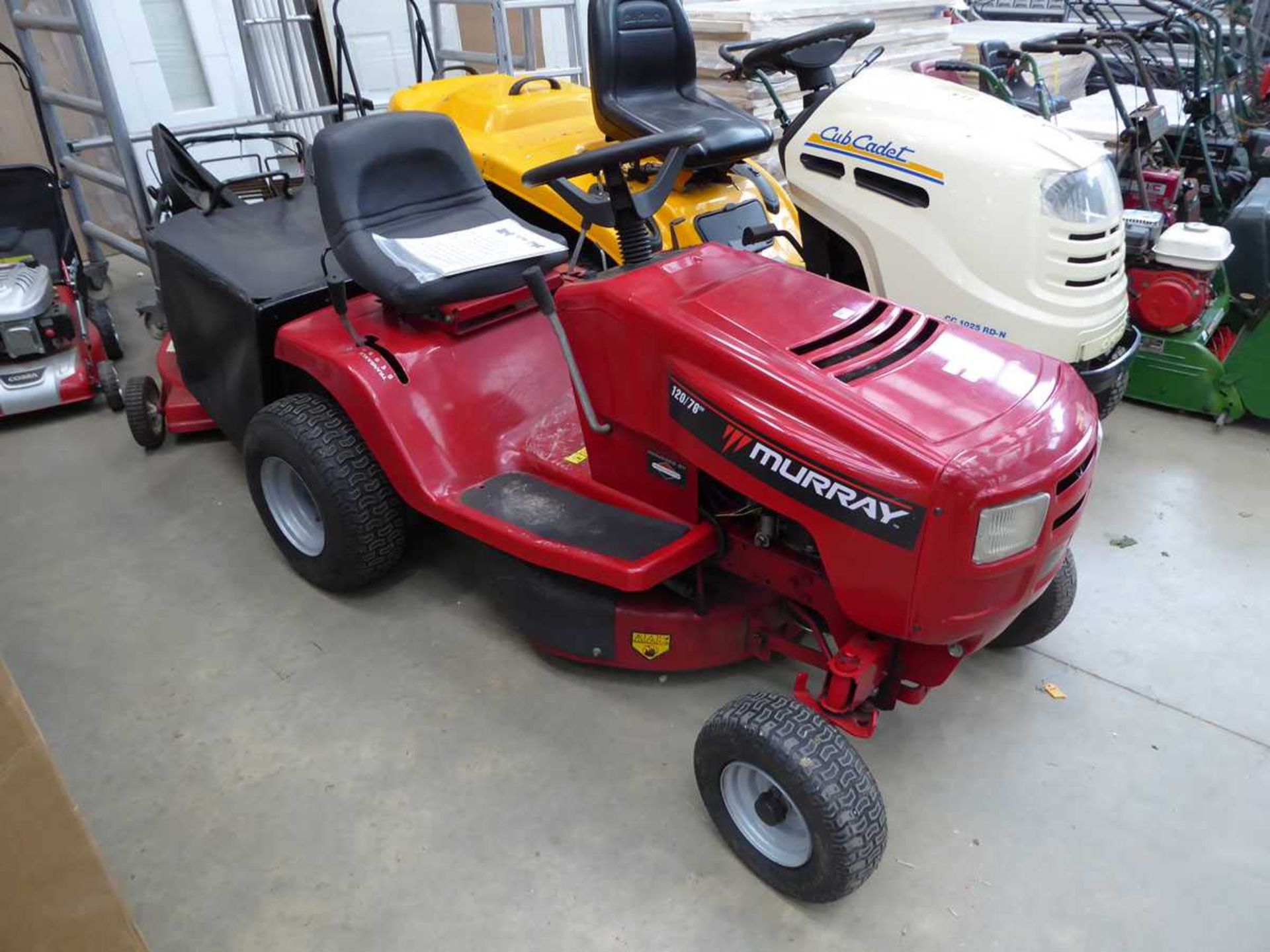 Murray 120 petrol powered ride on mower