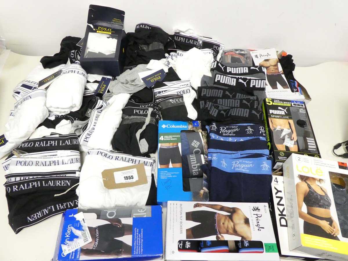 +VAT Mixed bag of mens and womens underwear and bras. To include Ralph ...