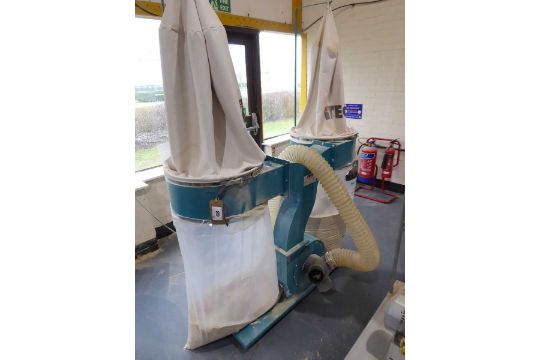 +VAT Itech DC 002 twin bag dust extractor (single phase electric)