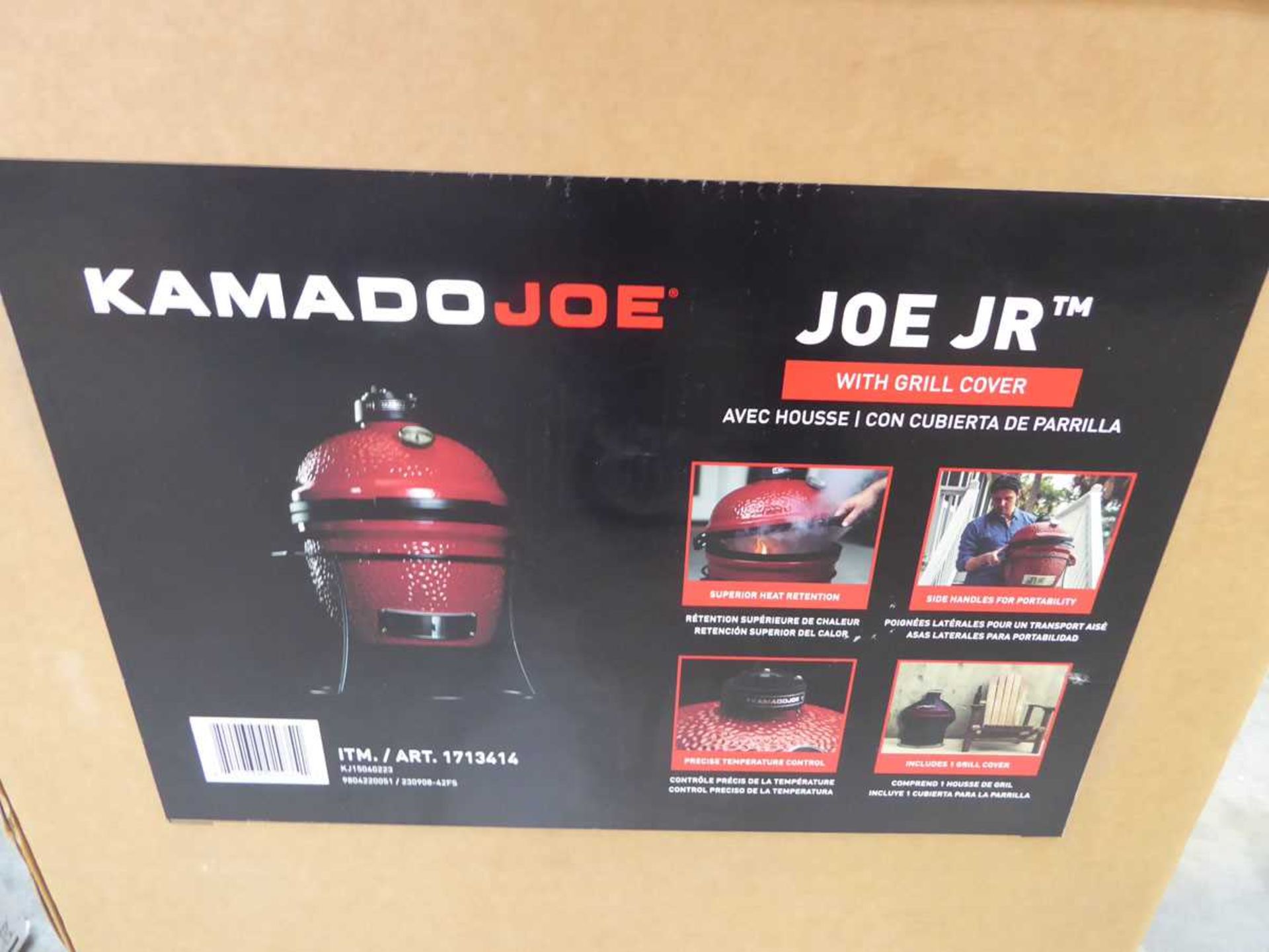 +VAT Boxed Kamado Joe smoker style BBQ
