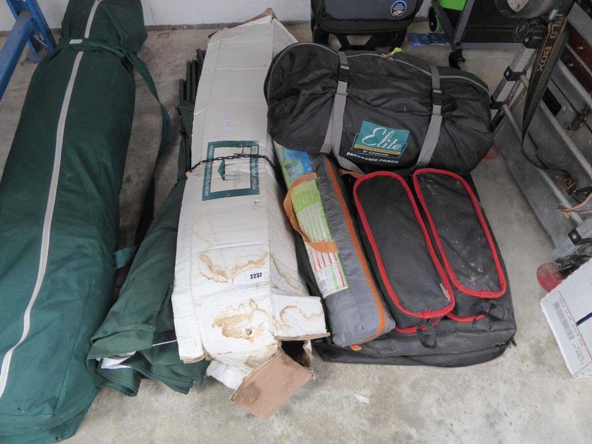 Quantity of mixed camping related items to include a cased camping wind ...