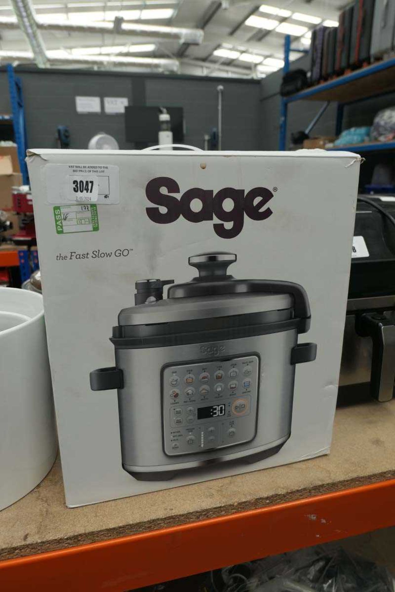 +VAT Sage the Fast Slow Go pressure cooker