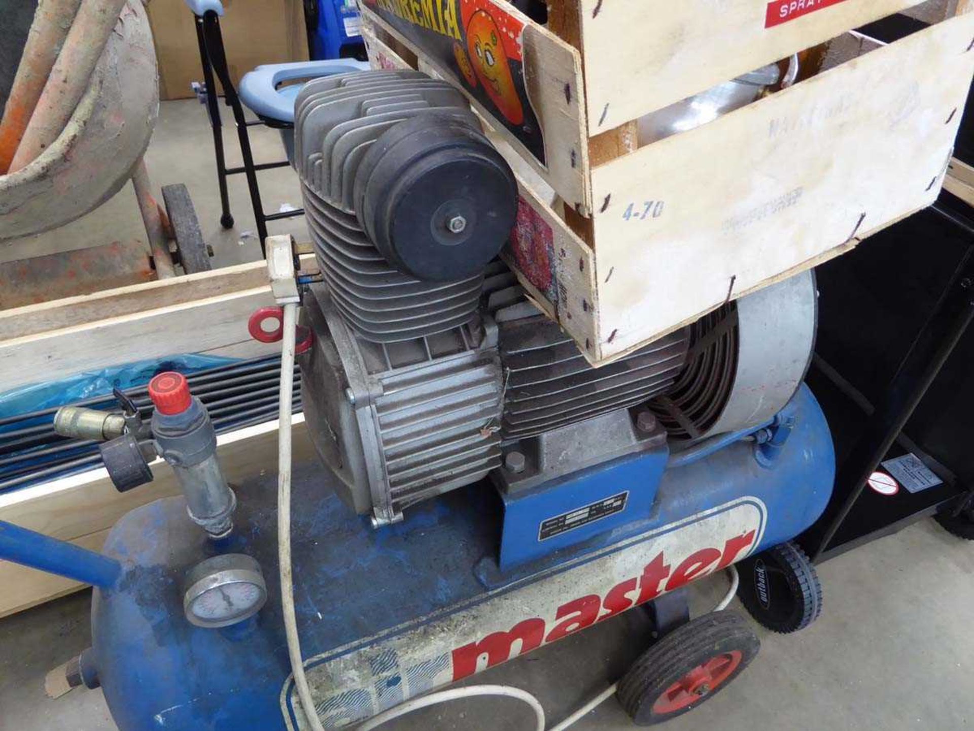 Master air compressor model no AM8DEP50 with accessories