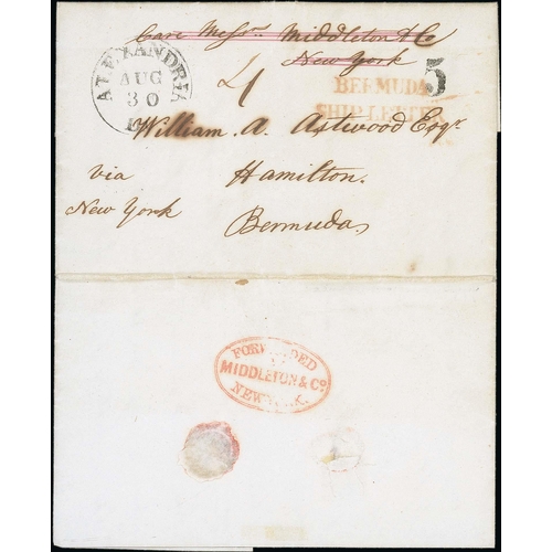 Title: Bermuda 1845 (Aug 30) Entire Letter From Alexandria D.C To ...