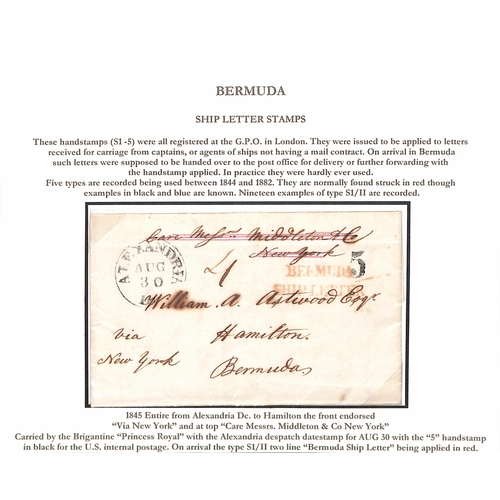 Title: Bermuda 1845 (Aug 30) Entire Letter From Alexandria D.C To ...