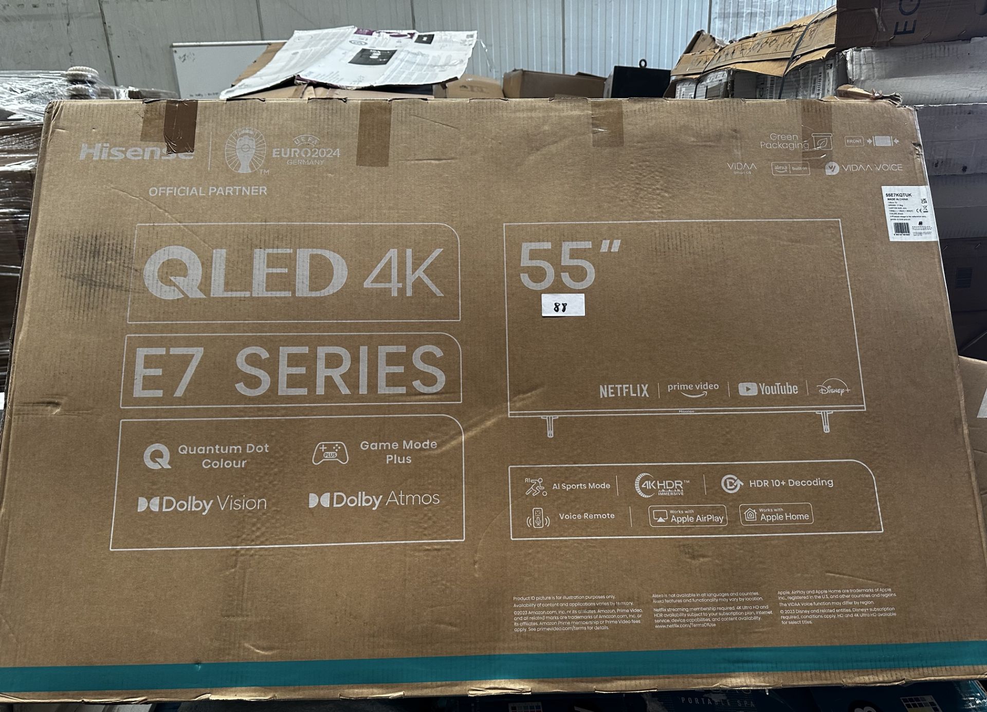 Title: Hisense QLED 4K E7 Series 55"" Smart TV. RRP £420 - GRADE ...