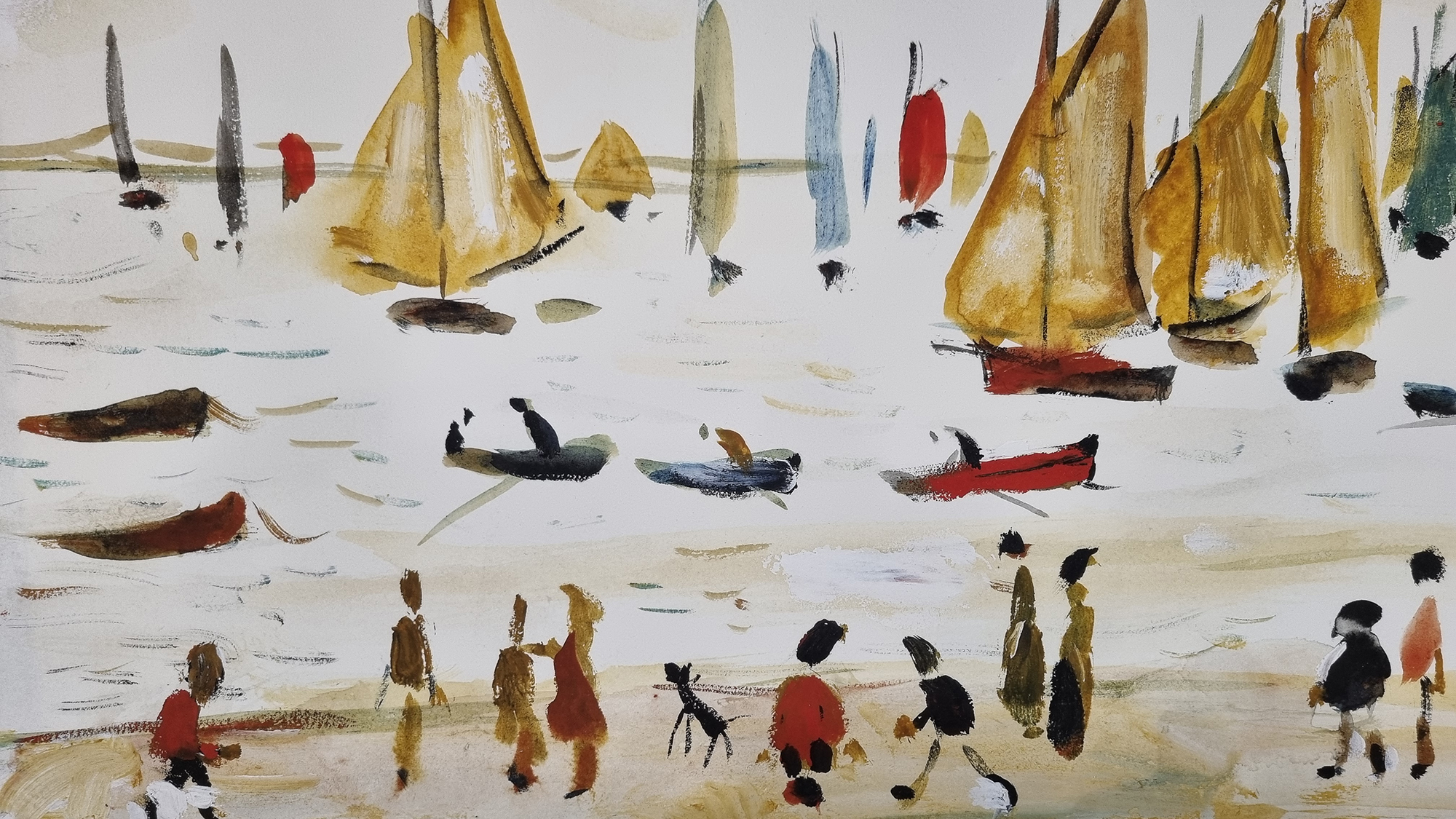 Title: Limited Edition by L.S. Lowry "Yachts, 1959" with Certificate ...
