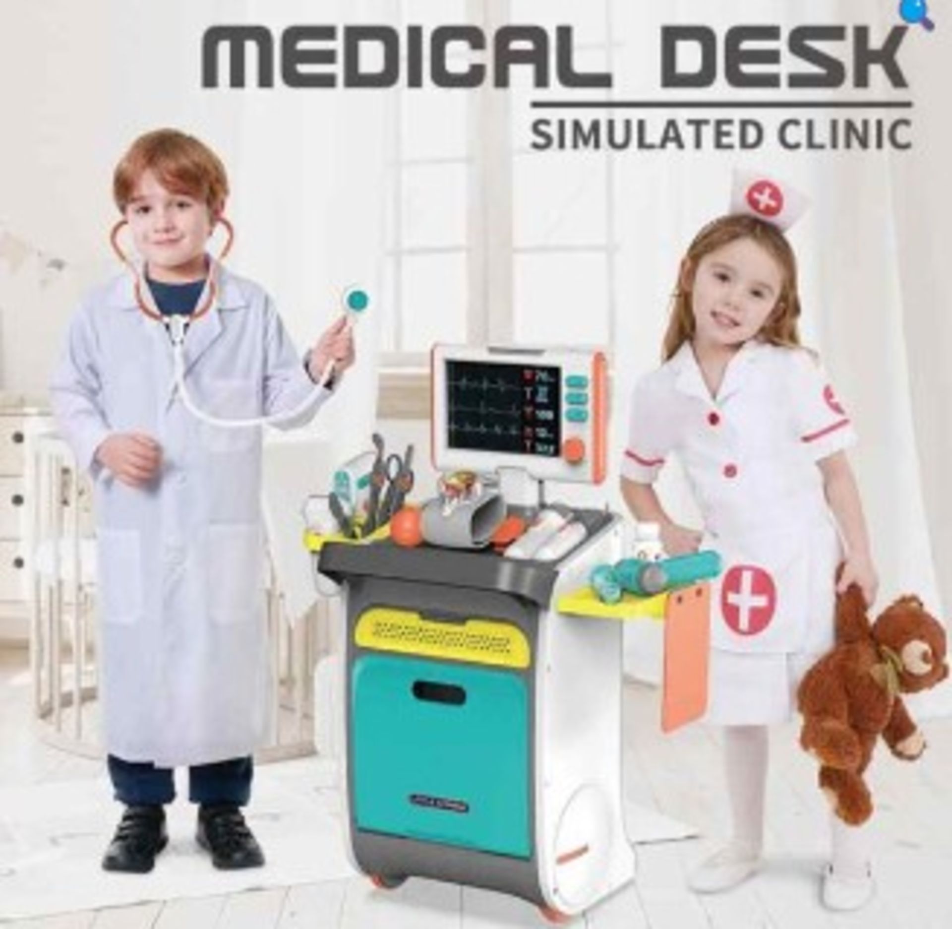 Title: Medical Desk Simulated Clinic Pretend Play Toy SetDescription ...