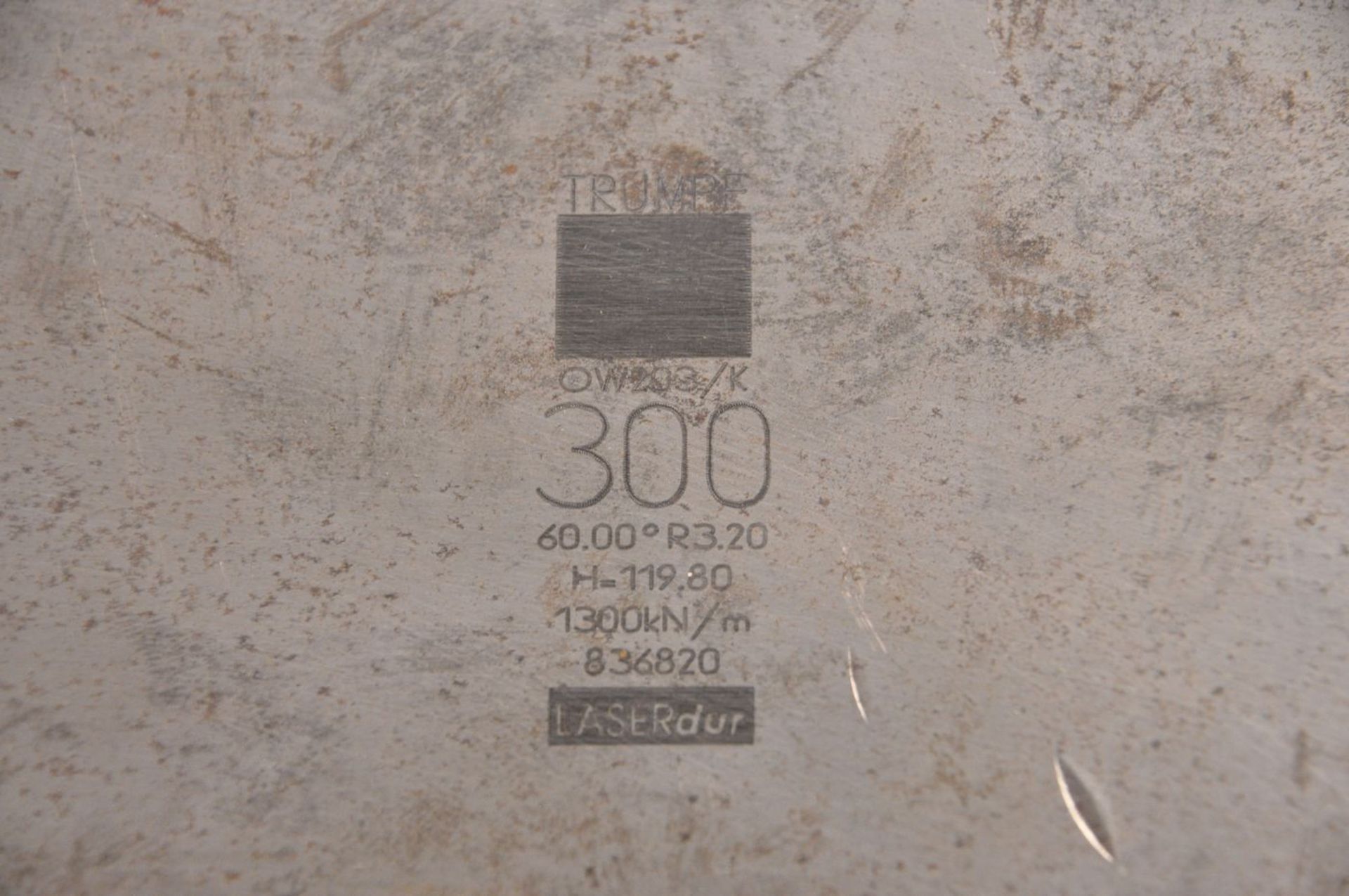 Trumpf LASERdur 500-mm 130-Ton Capacity Model OW 203/K 2-Piece Punch ...