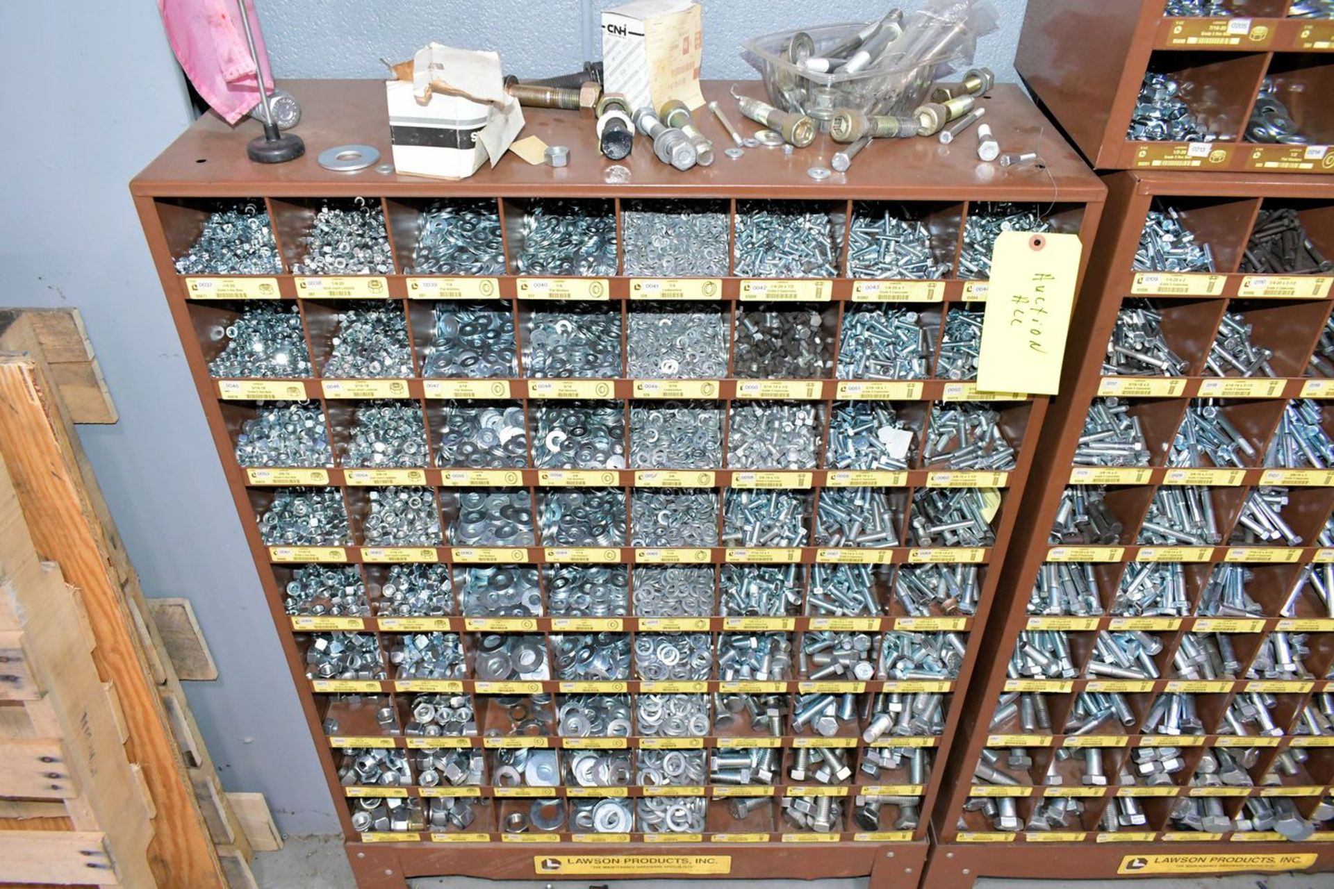 Lot - (2) Lawson 72-Slot Organizer Cabinets and (1) Lawson 40-Slot ...