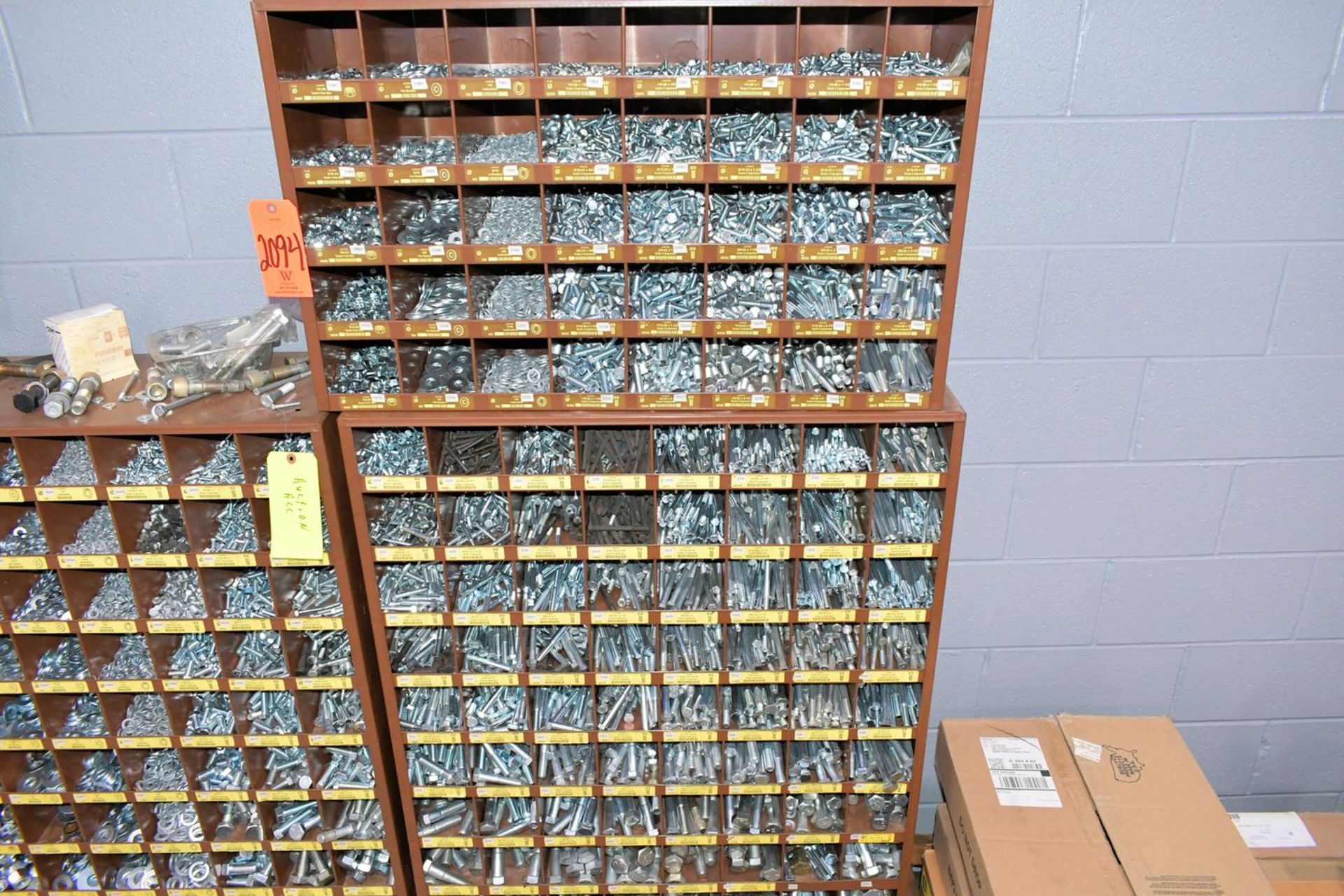 Lot - (2) Lawson 72-Slot Organizer Cabinets and (1) Lawson 40-Slot ...