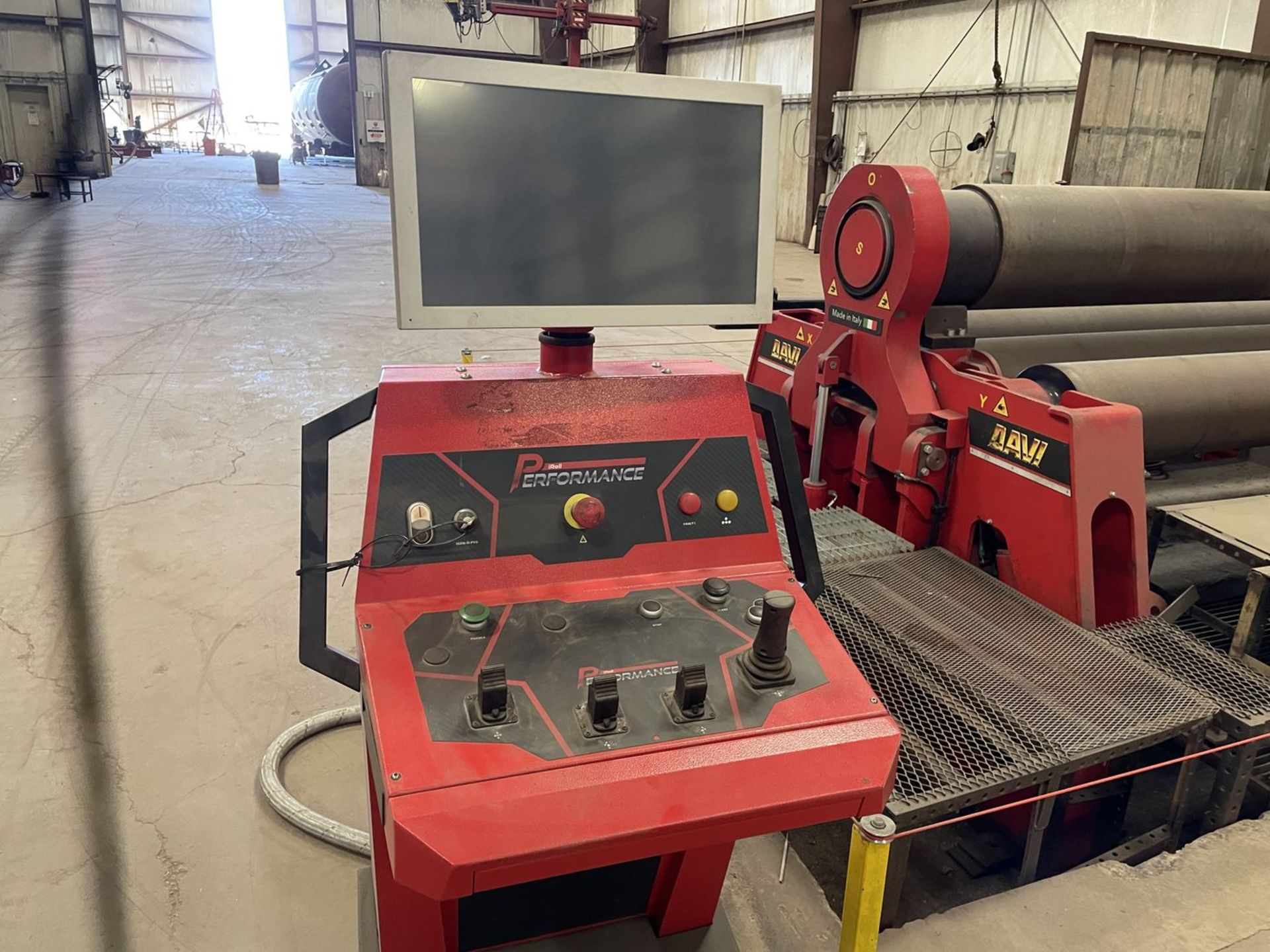 Davi 4-Roll 1-5/8 in. x 122 in. Model MCB 130 Hydraulic CNC Plate ...