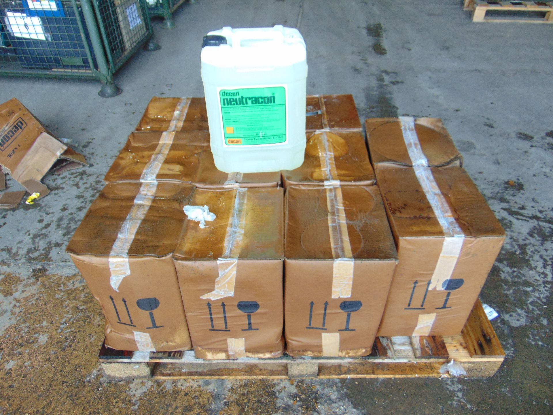 You are bidding on 12 x 20 Litre Drums of Decon Neutracon. MoD Reserve ...