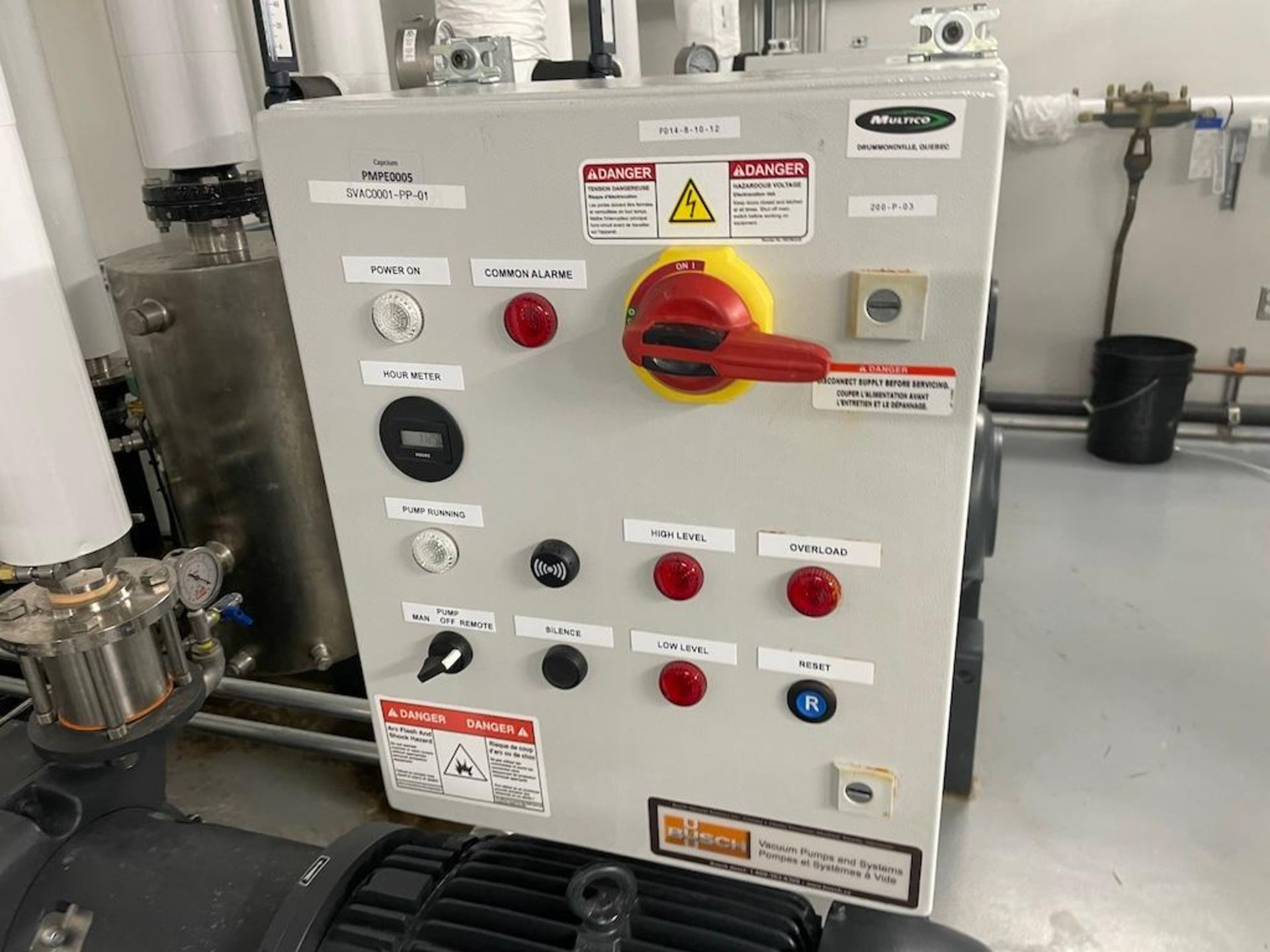 BUSCH DOLPHIN LT 0430 A 20 HP RECIRCULATION VACUUM PUMPS, MULTICO ...