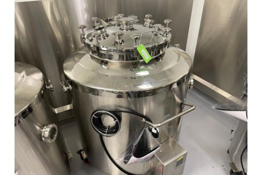 2019 GELATIN SERVICE TANK, PORTABLE, 500L CAPACITY, 316L STAINLESS ...