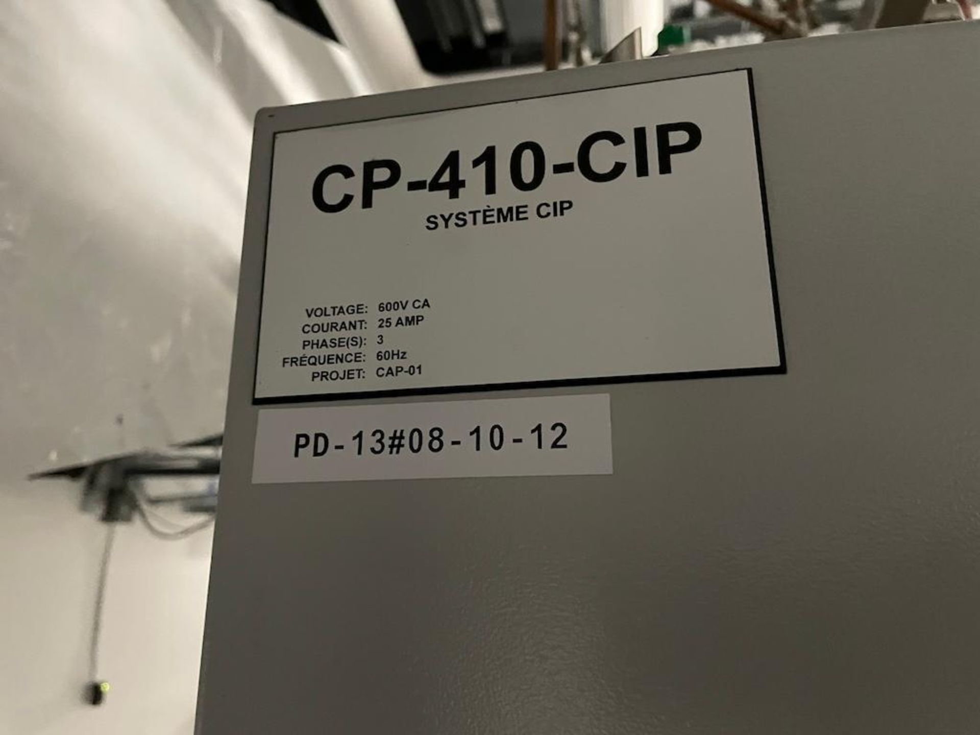 2019 TEKNEMA CIP SYSTEMS, INCLUDES: CIP TANK 2019 SOLINOX SERIES J ...