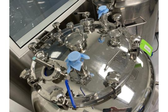2019 GELATIN SERVICE TANK, PORTABLE, 500L CAPACITY, 316L STAINLESS ...