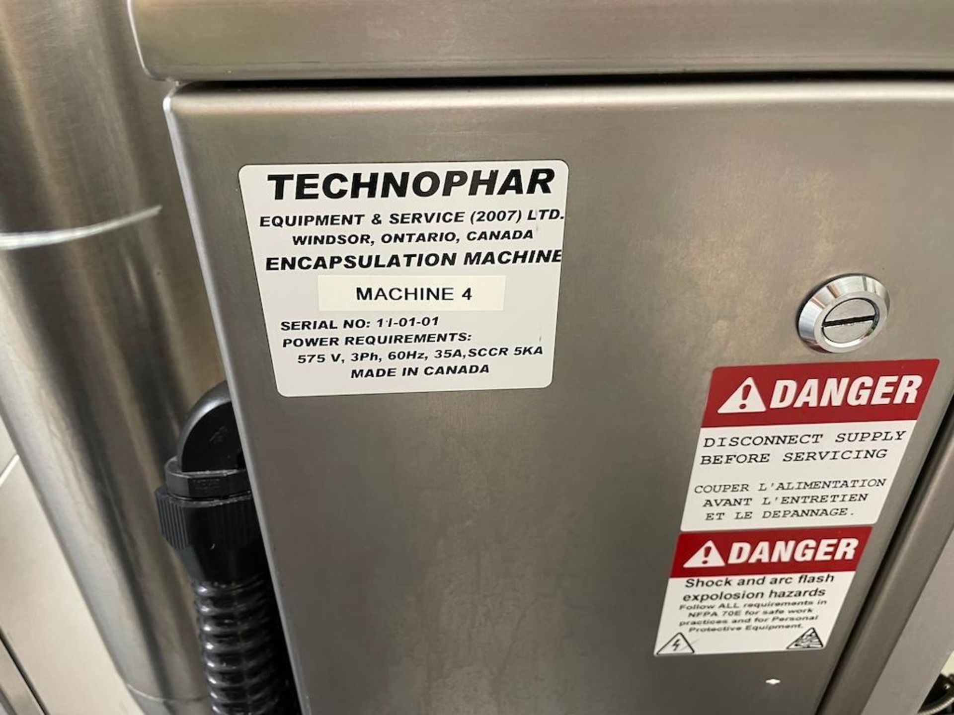 TECHNOPHAR SGM407 CAPSULE MACHINE, ALLEN BRADLEY PANELVIEW PLUS 1250 ...