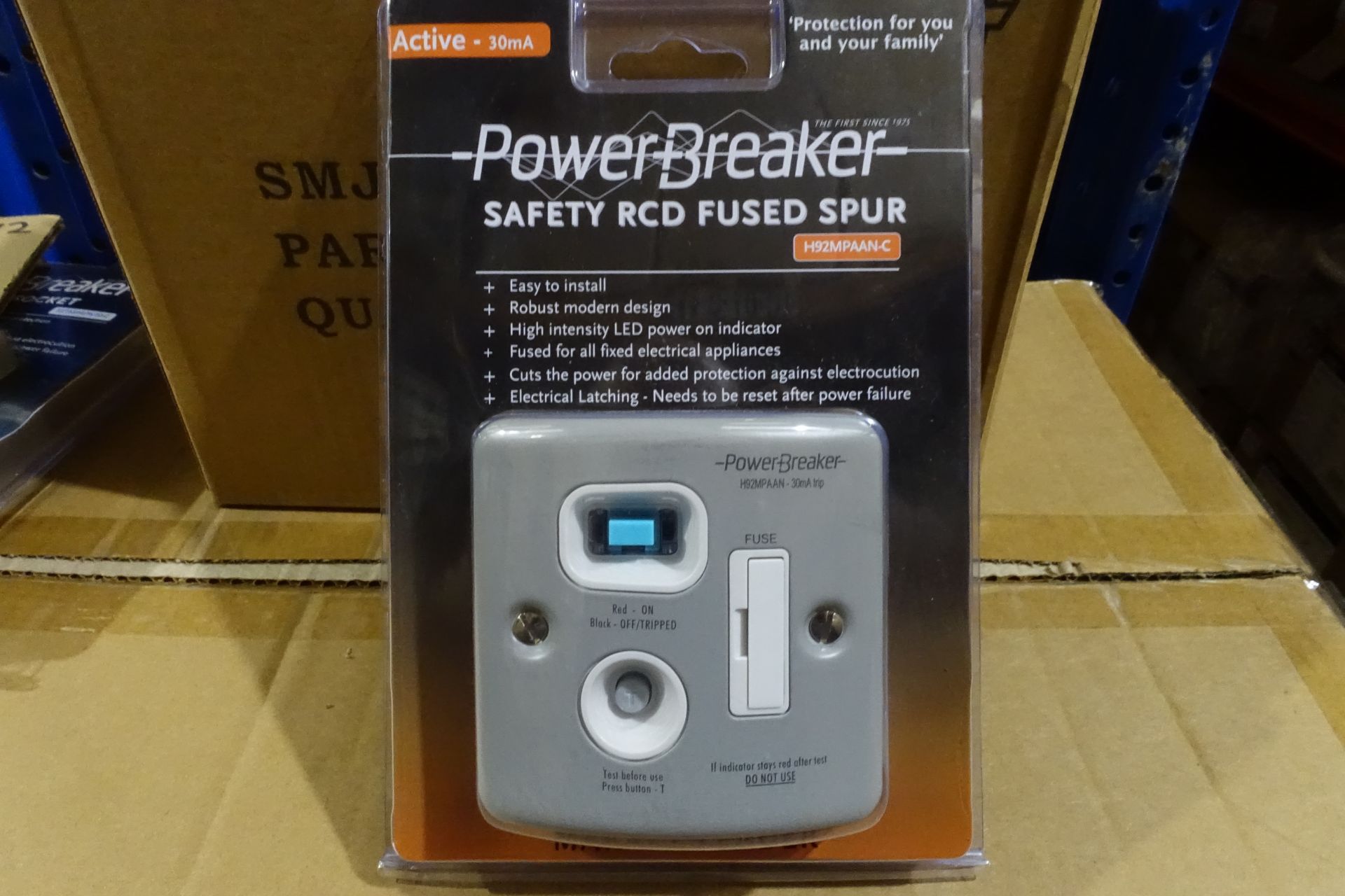 16 x GREENBROOK HG2MPAAN-C Power Breaker RCD Fuse Spurs 30mA