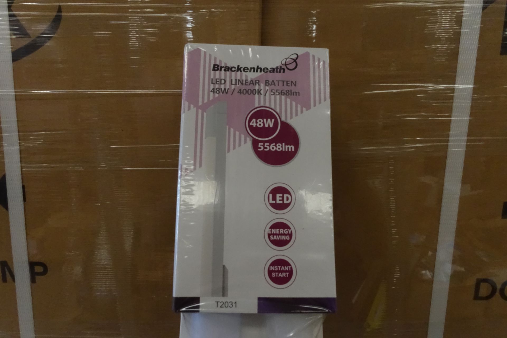 8 x BRACKENHEATH T2031 48W LED Twin 1800mm LINEAR Battens Instant Start ...