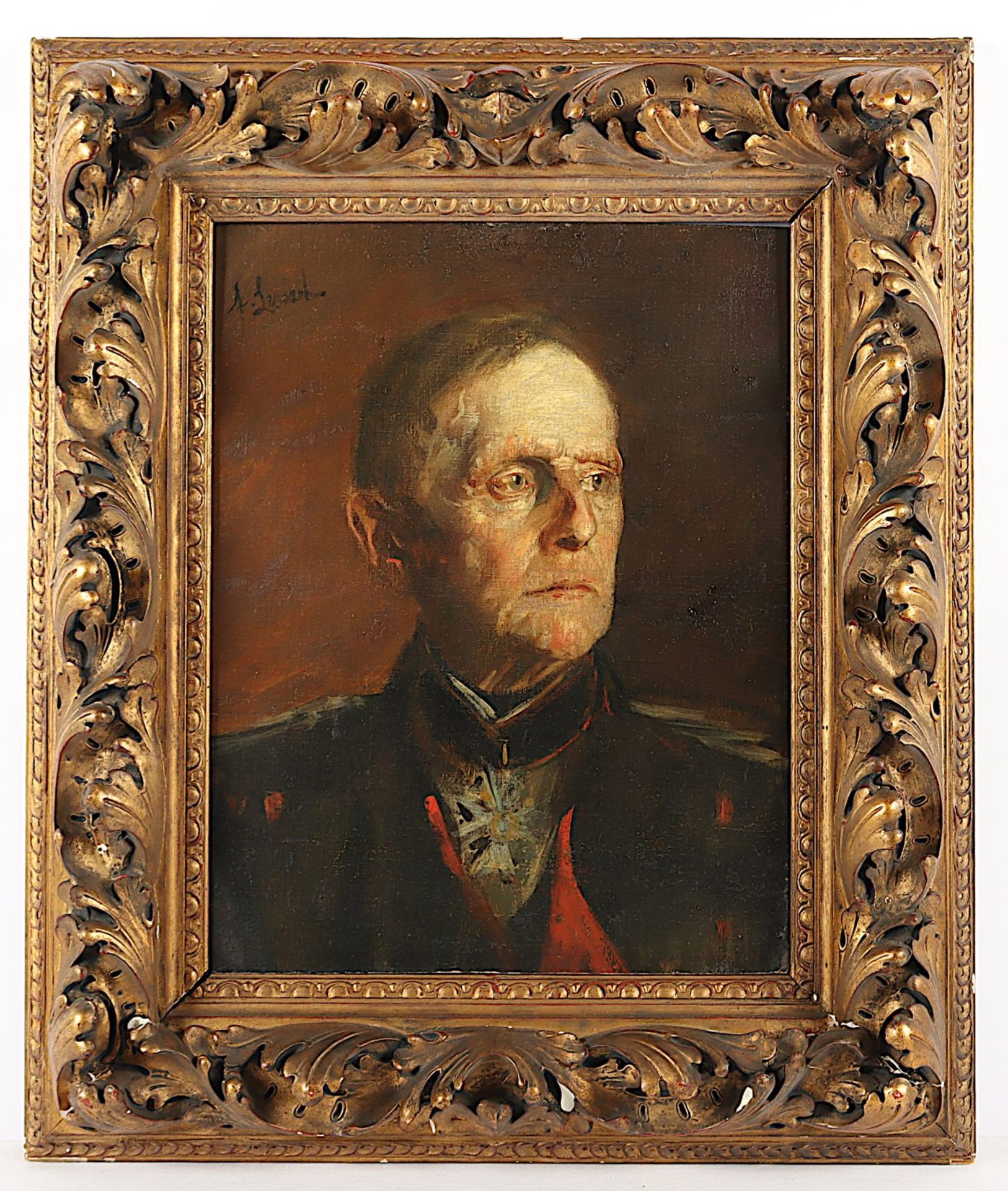 LENBACH, Franz Seraph von (1836-1904), "Portrait Helmut Graf von Moltke ...