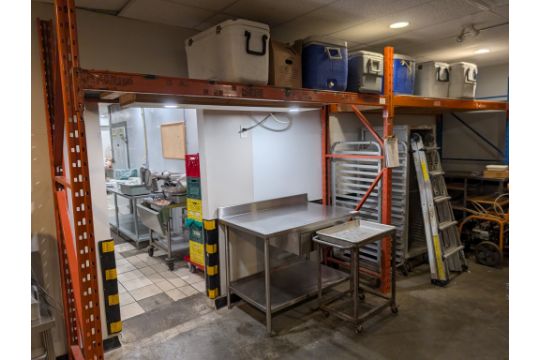3 Sections of Pallet Racking