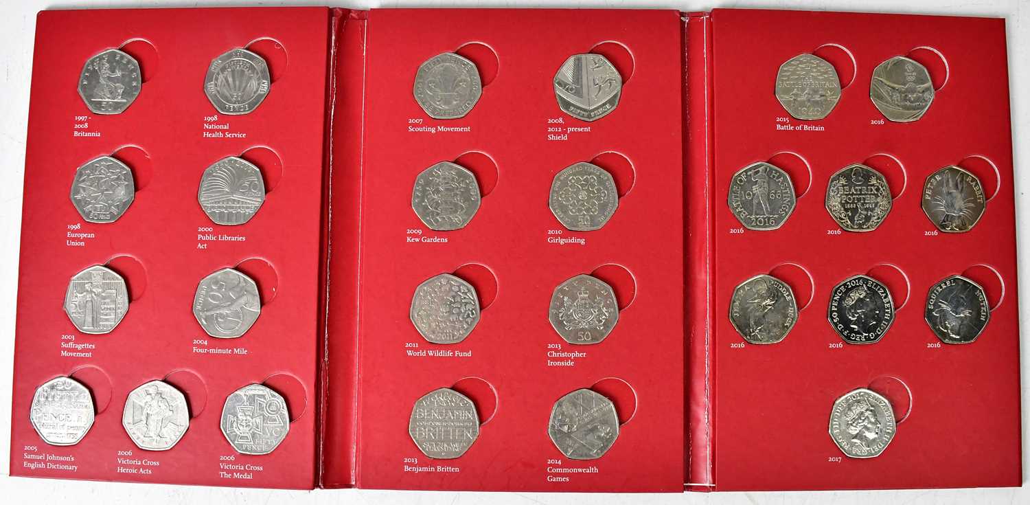 THE ROYAL MINT; a 'Great British Coin Hunt UK 50p Coin Collector Album ...