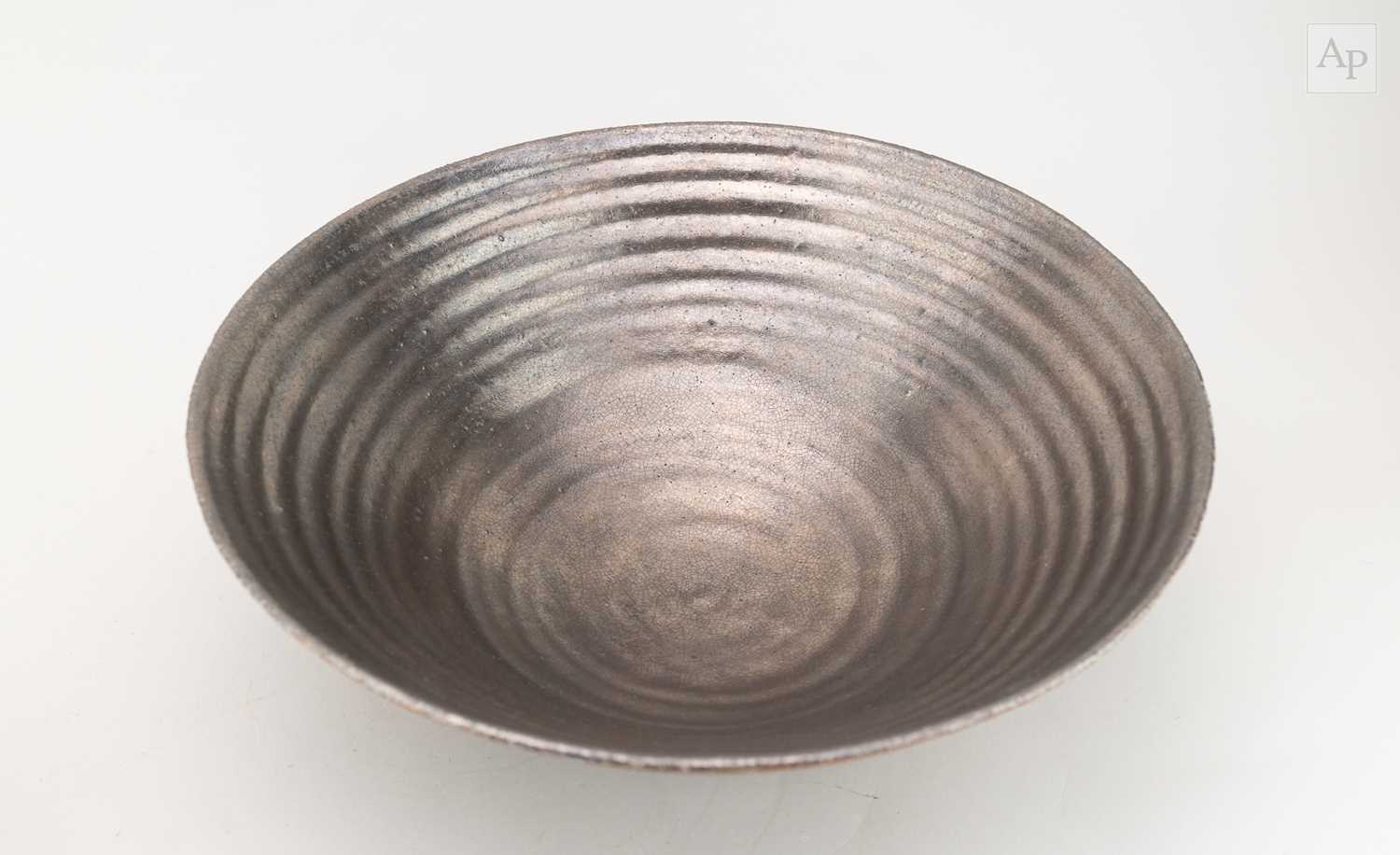 SOTIS FILIPPIDES (born 1963); a large stoneware bowl with textured ...