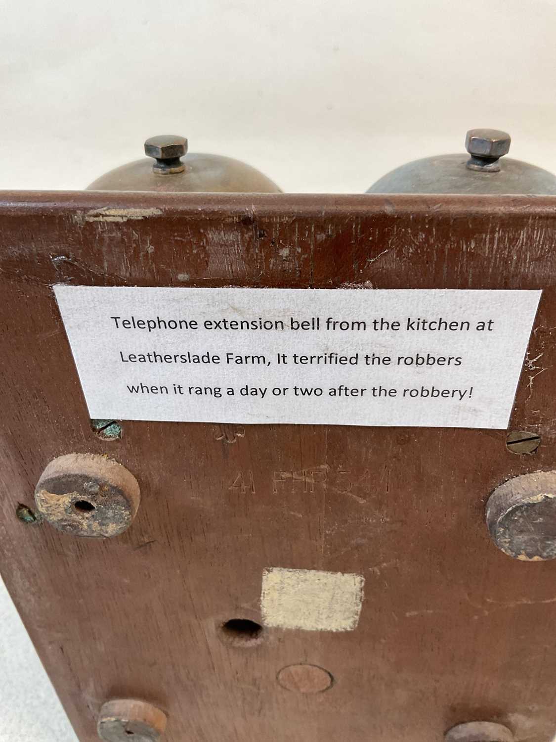 THE GREAT TRAIN ROBBERY, RONNIE BIGGS; the telephone bell from ...