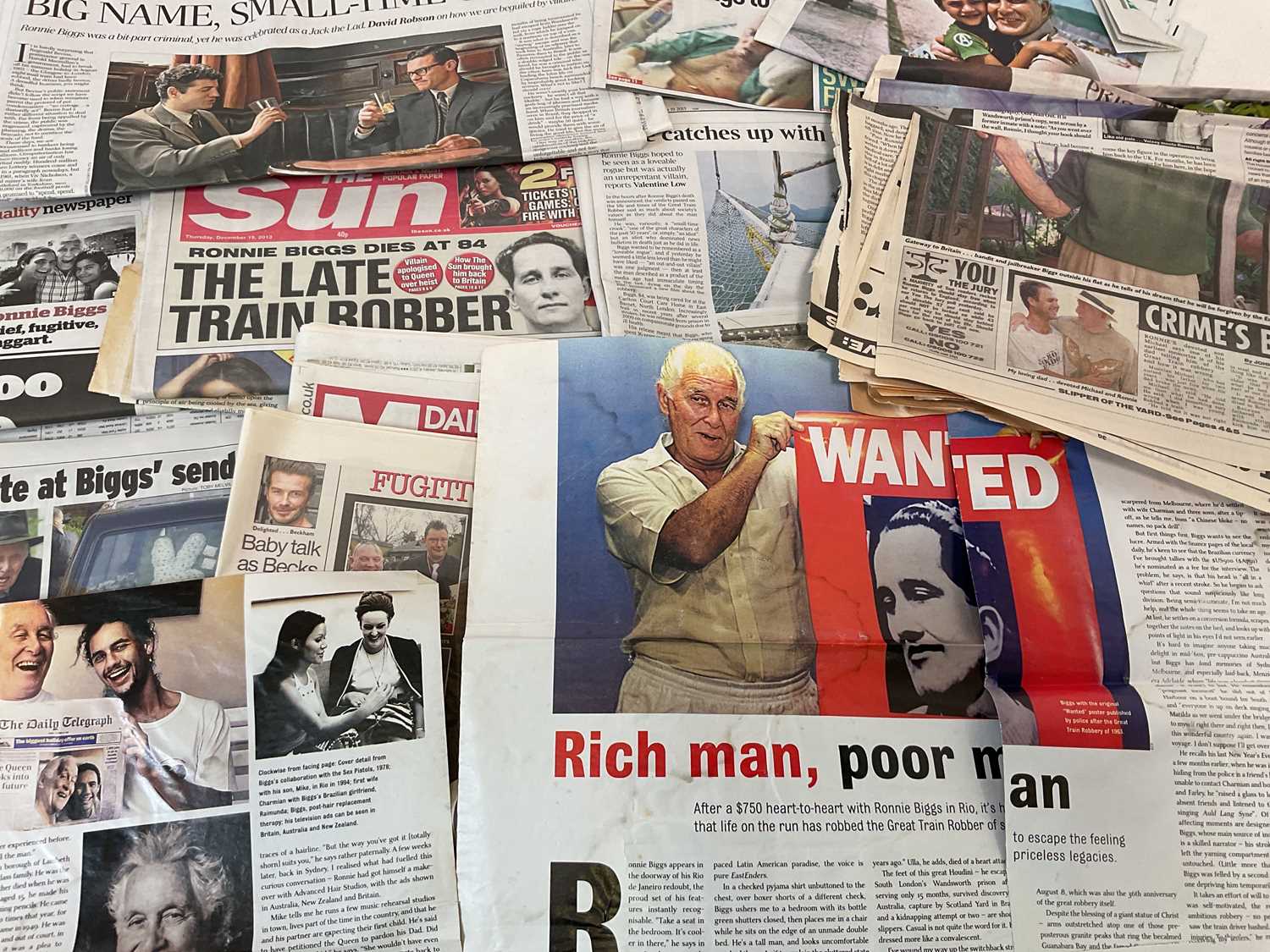 THE GREAT TRAIN ROBBERY, RONNIE BIGGS; his personal collection of ...