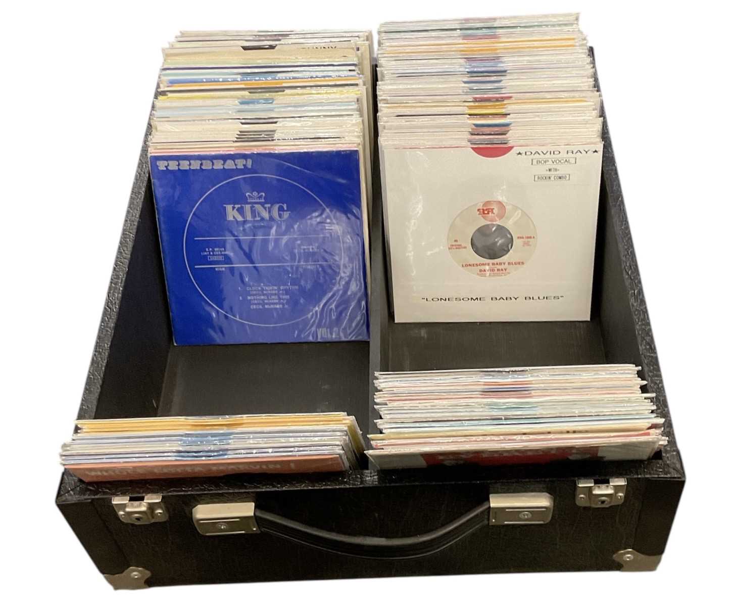 ROCKABILLY; a large collection of over one hundred singles, including ...