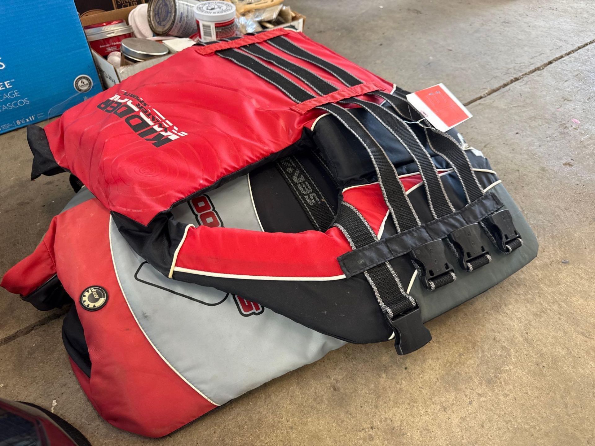 (2) LIFE VESTS SUPPORT EQUIPMENT. Located at: 6906 Bruce Rd Canastota ...